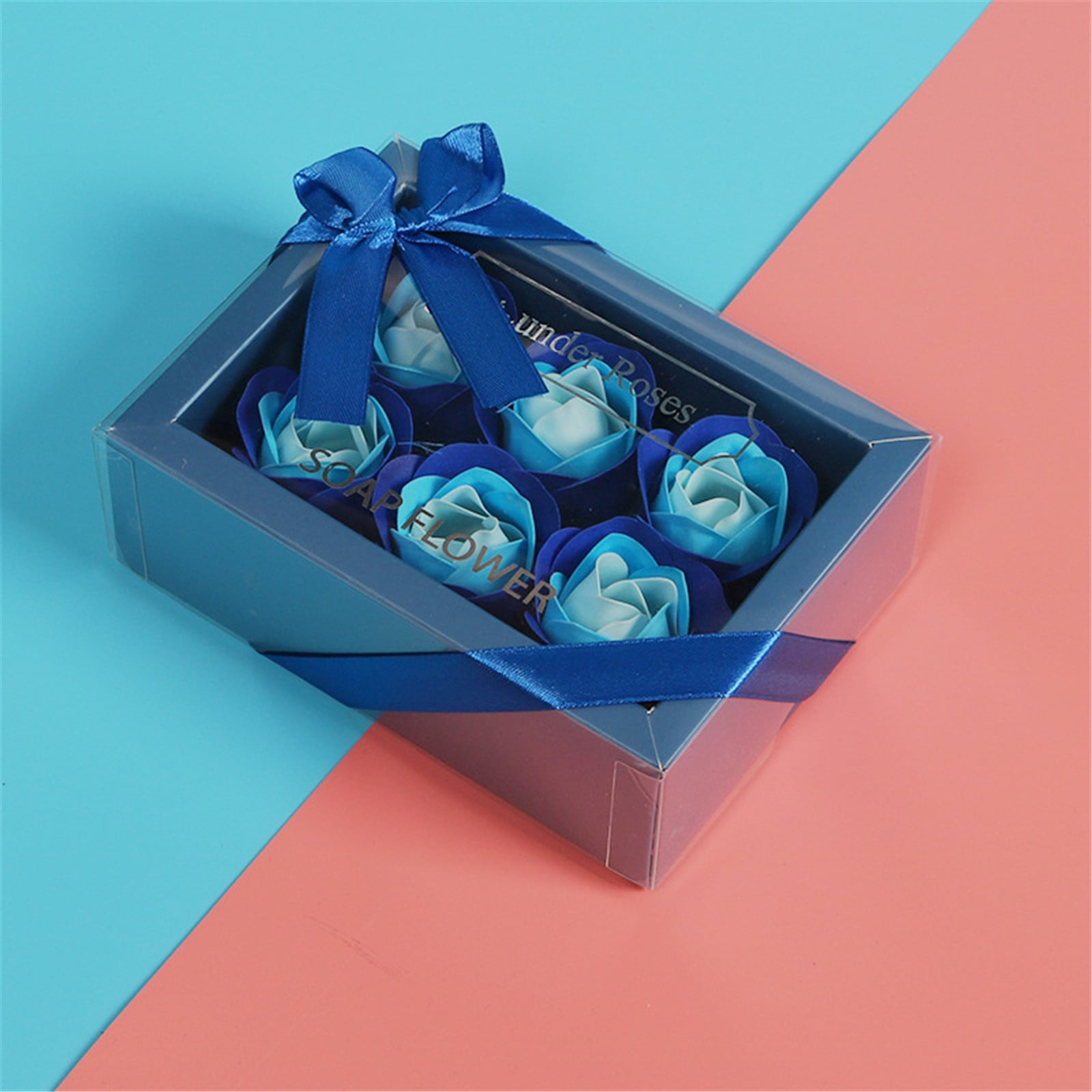 Floral Scented Bath Soap Rose Flower Petals, 6 Pcs Total Plant ...