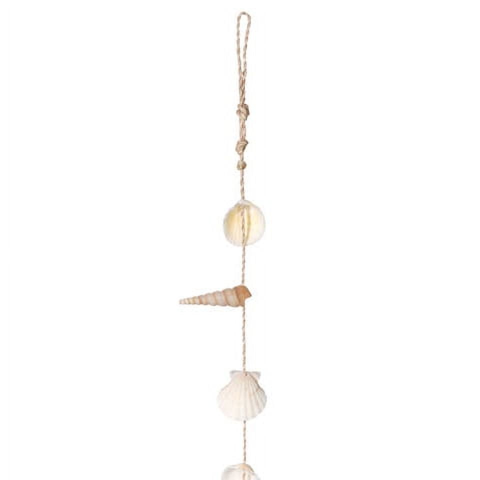 Floral Seashell Clam Garland Natural 6 Feet - Walmart.com