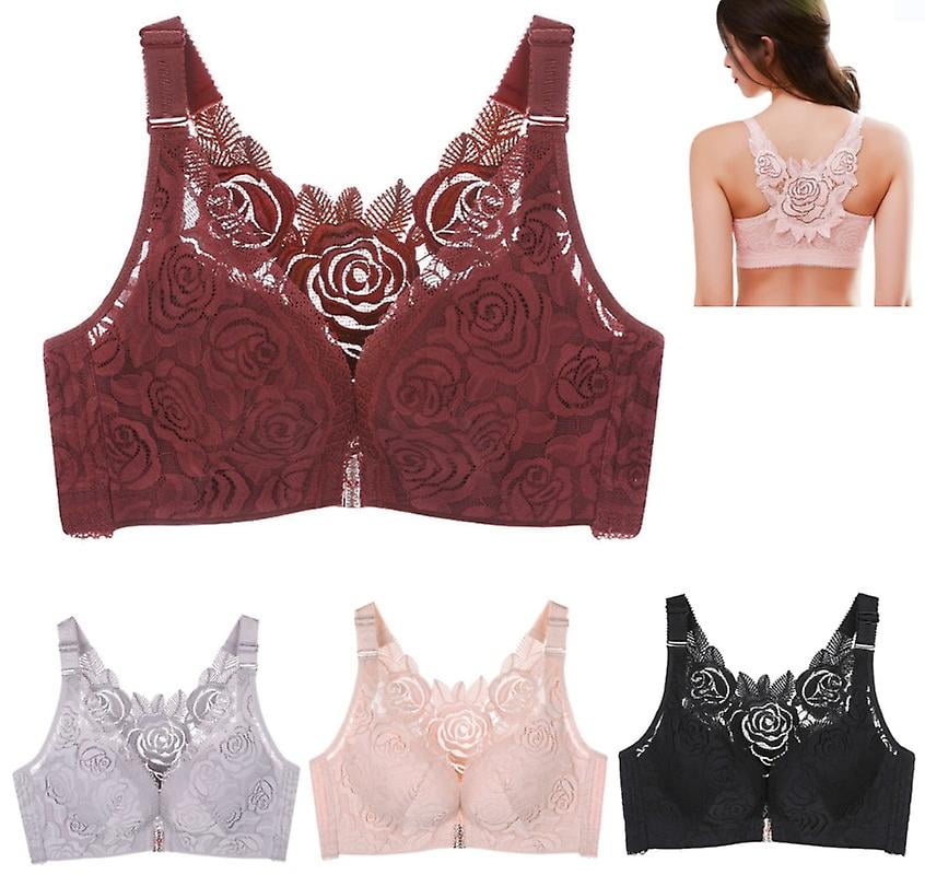 Floral Secrets Comfort Rose Bra Comfort Rose Lift Bra, Front Closure ...
