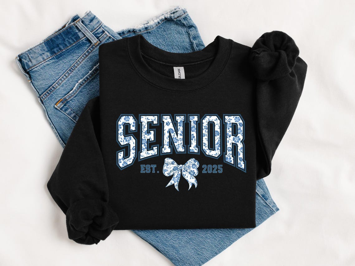 Floral Senior 2025 Shirt, Seniors Tee, Class of 2025 Senior, Graduation ...