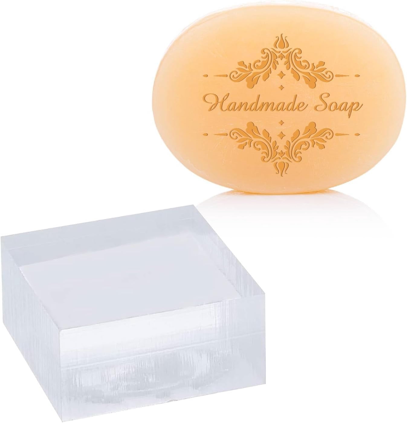 Floral Soap Stamps Clear Acrylic Stamp Embossing DIY Chapter Imprint ...