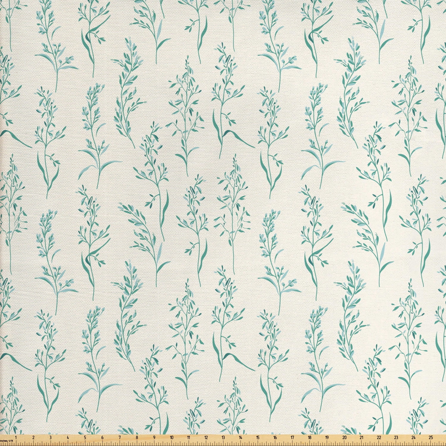 Floral Sofa Upholstery Fabric by the Yard, Floral Pattern Moderate ...