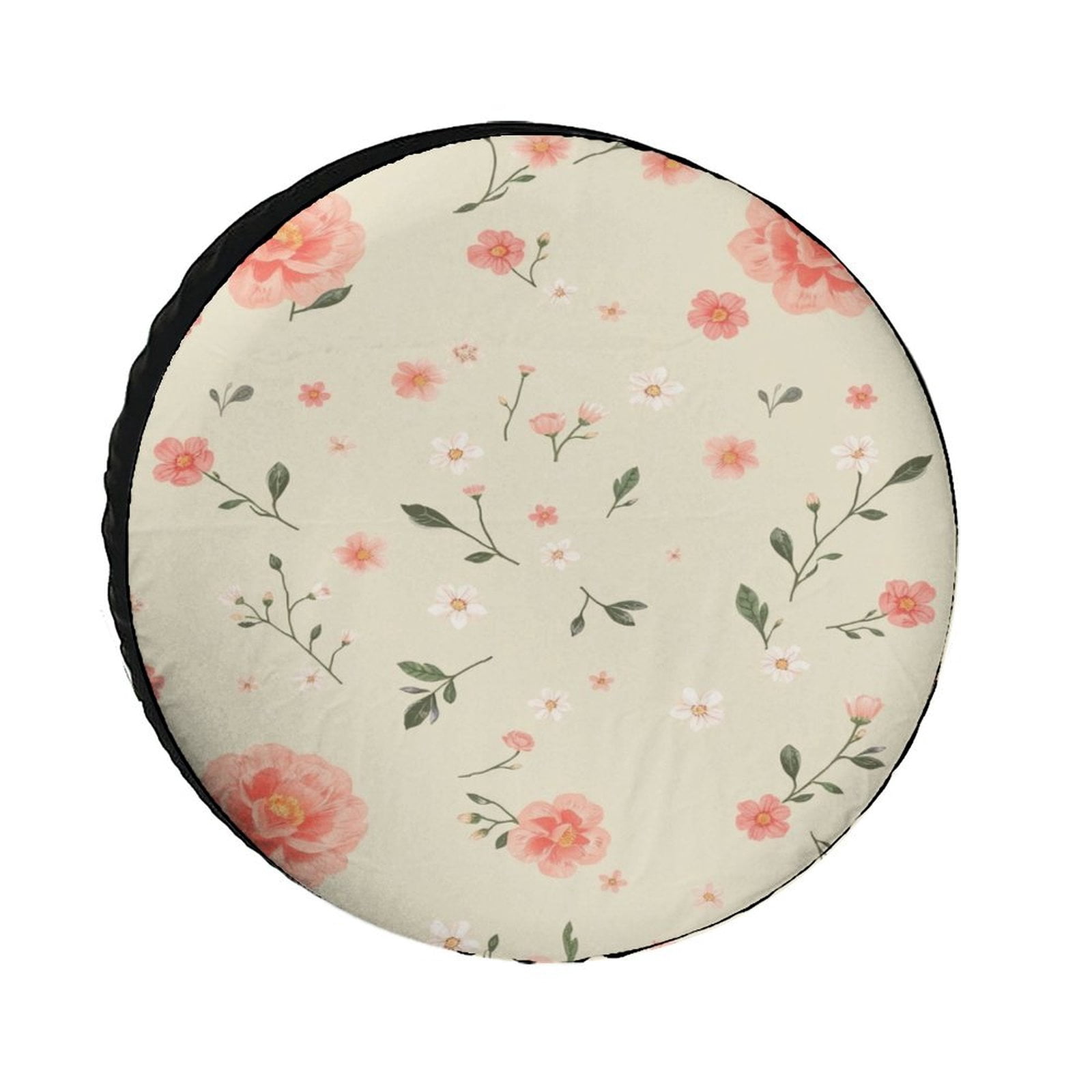 Floral Spare Tire Cover Universal Wheel Tire Protectors for SUV Truck ...