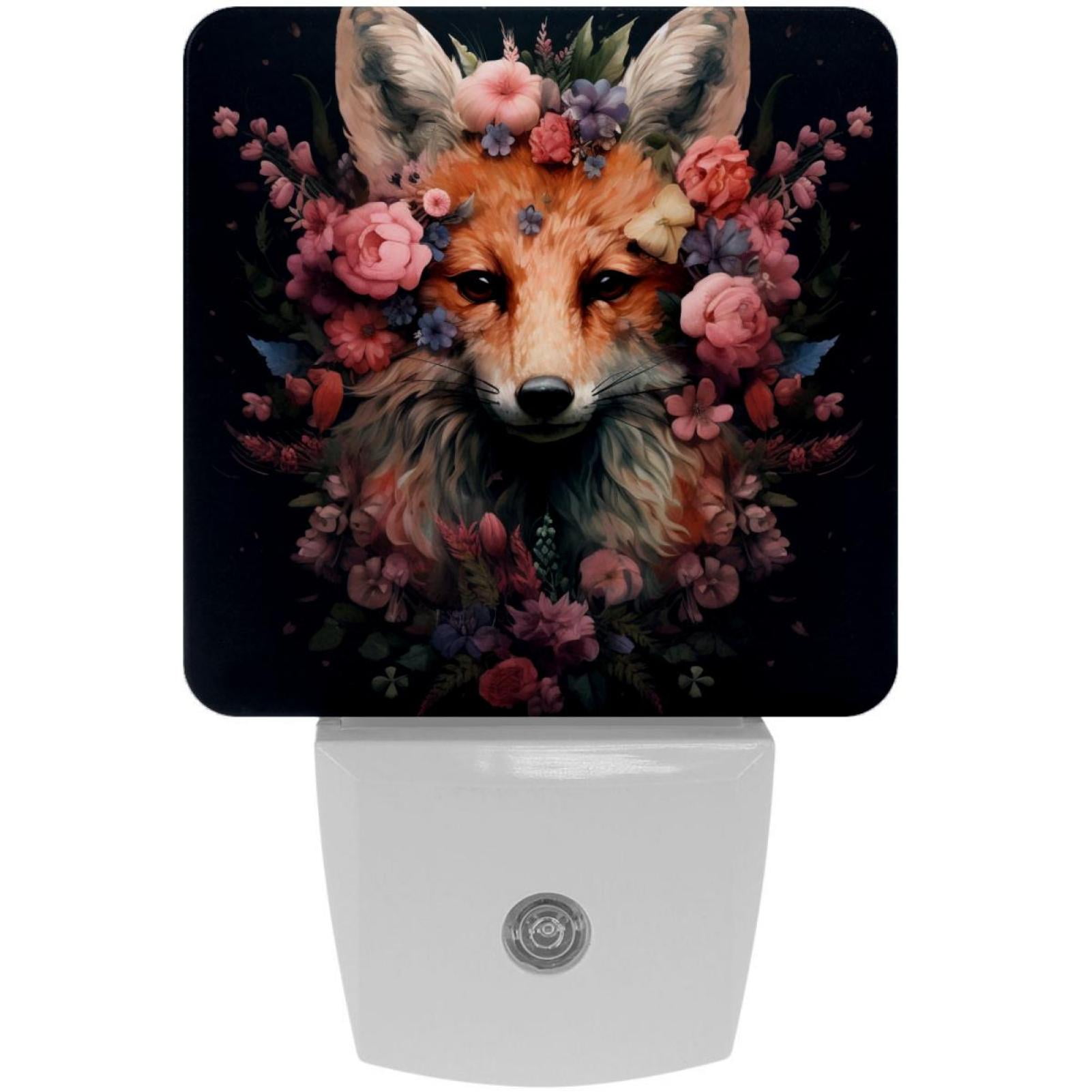 Floral Square LED Night Lights - Small, Portable Lighting for Any Room ...