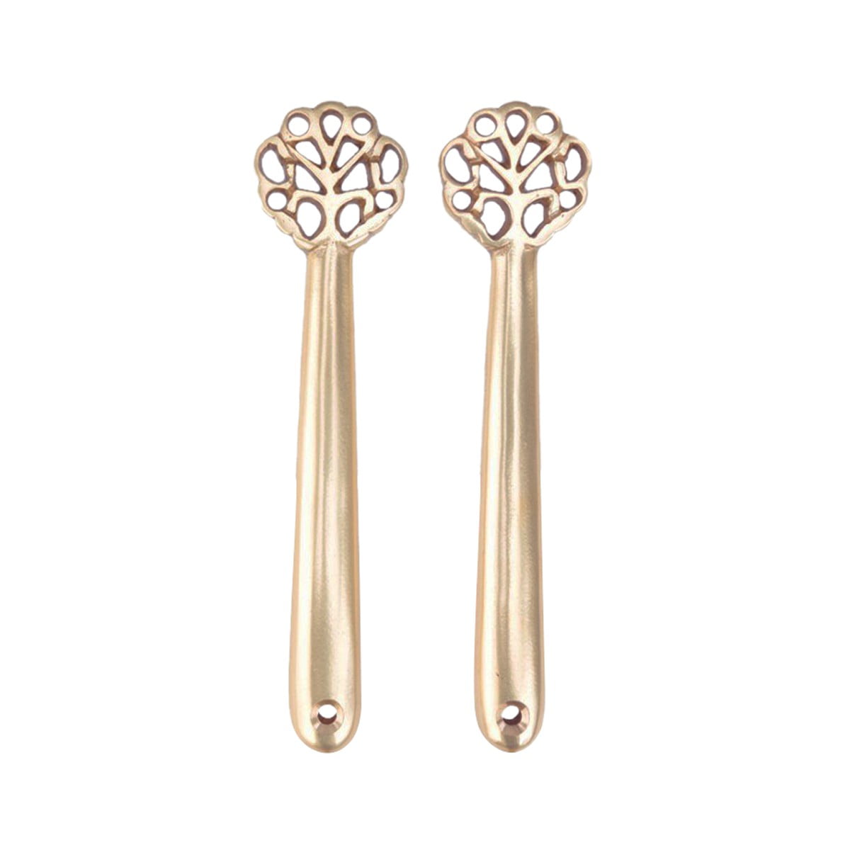 Floral Stair Carpet Runner Holder Clips Solid Cast Brass PVD Finish 5.5 ...