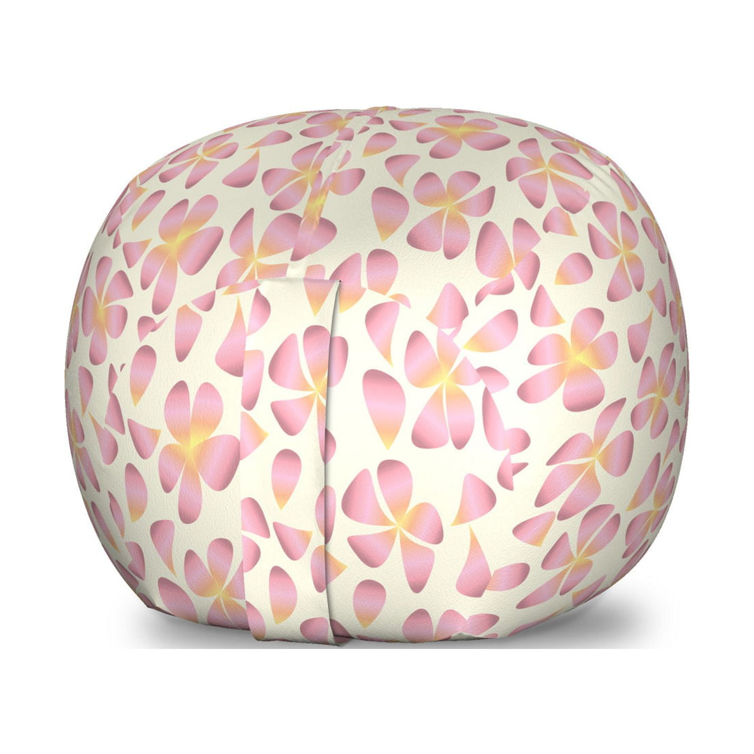 Floral Storage Toy Bag Chair, Basic Form Five-Petal Flowers in Gradient ...