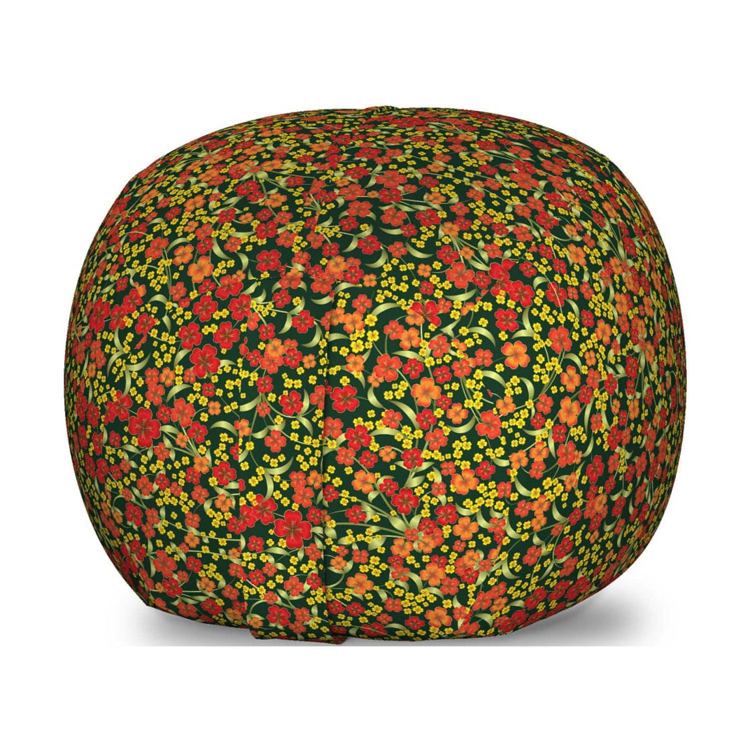 Floral Storage Toy Bag Chair, Spring Season Ornamental Flowers ...