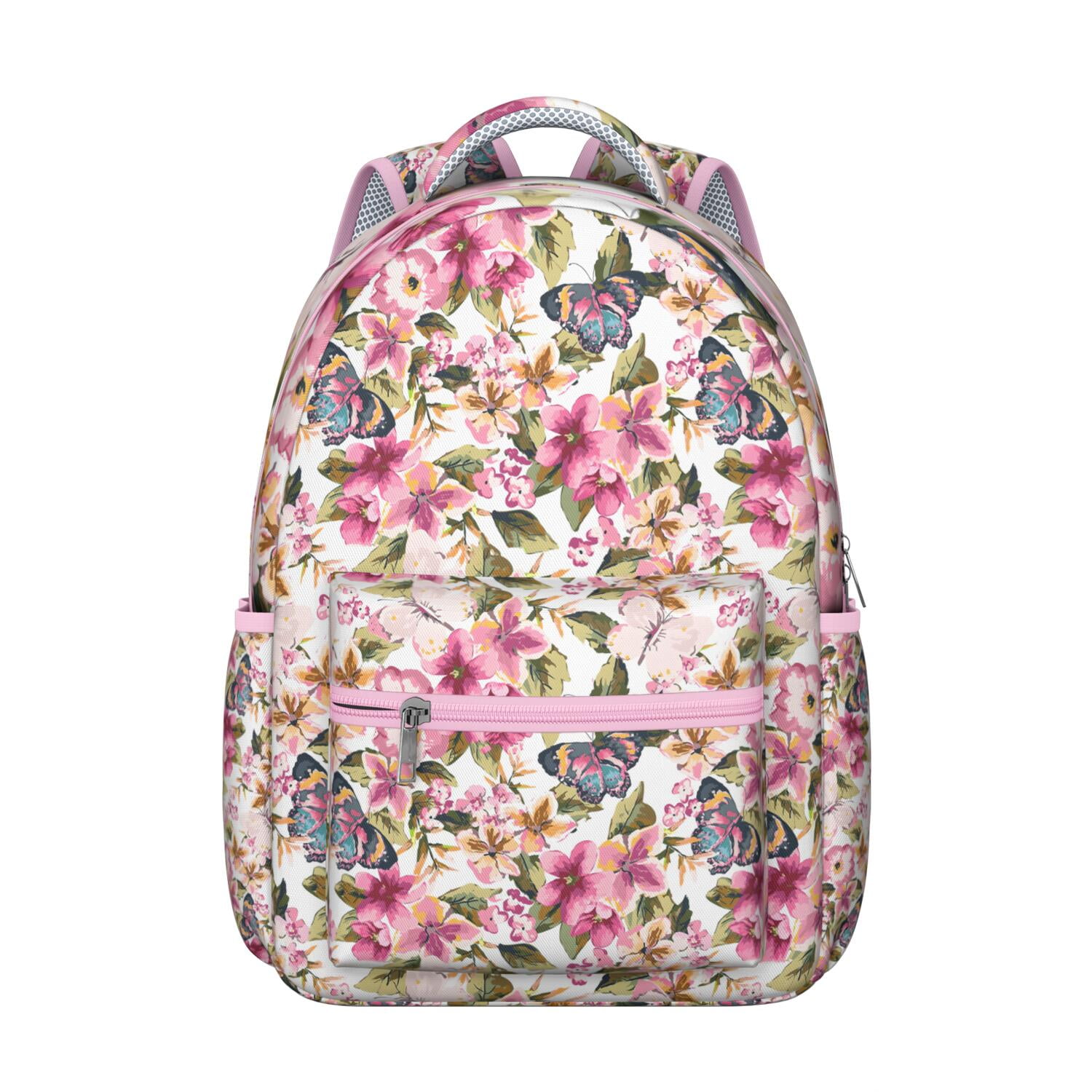 "Floral Sunflower Backpack for Women - Durable & Water-Resistant, Large ...
