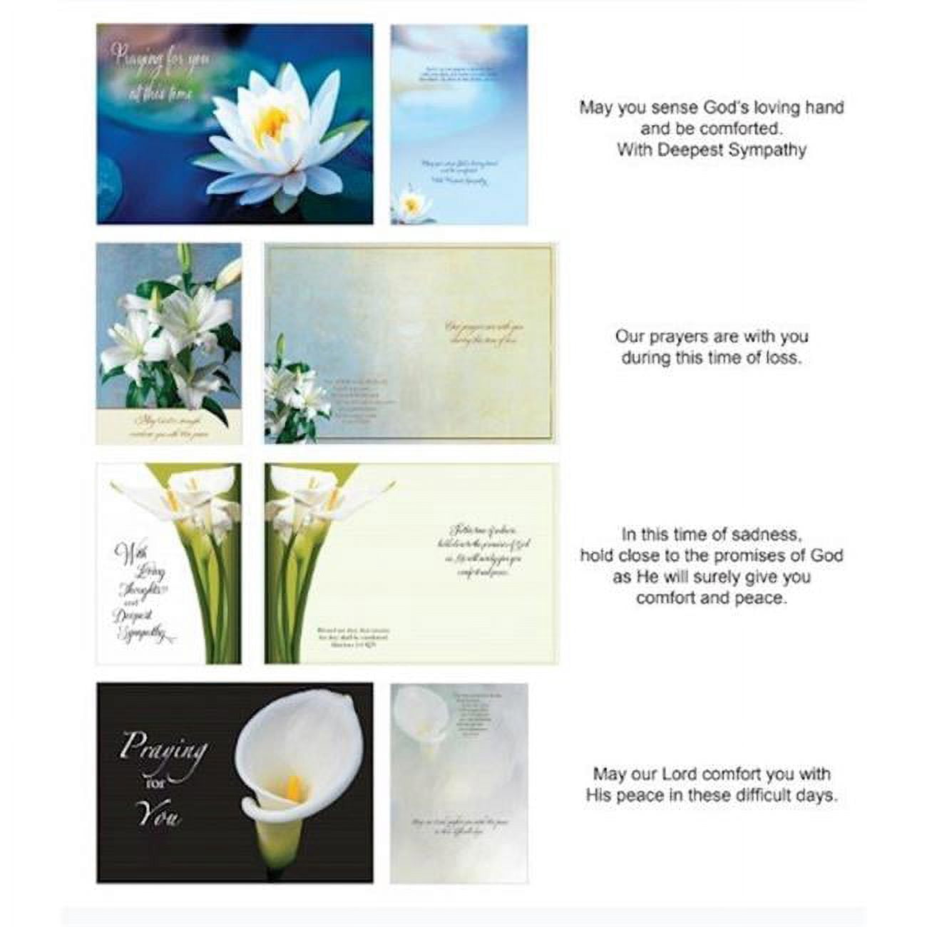 Card-Boxed-Shared Blessings-Sympathy Floral (Box Of 12) - Walmart.com