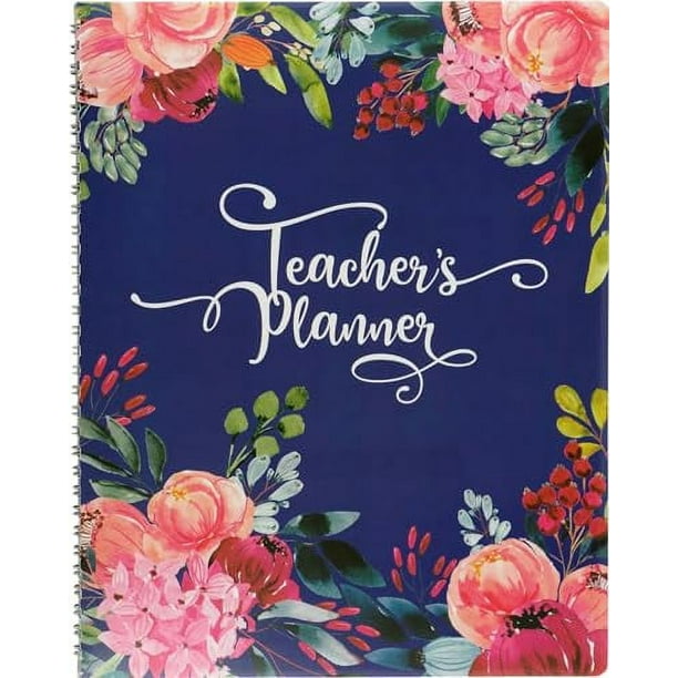 Floral Teacher's Lesson Planner - Walmart Business Supplies