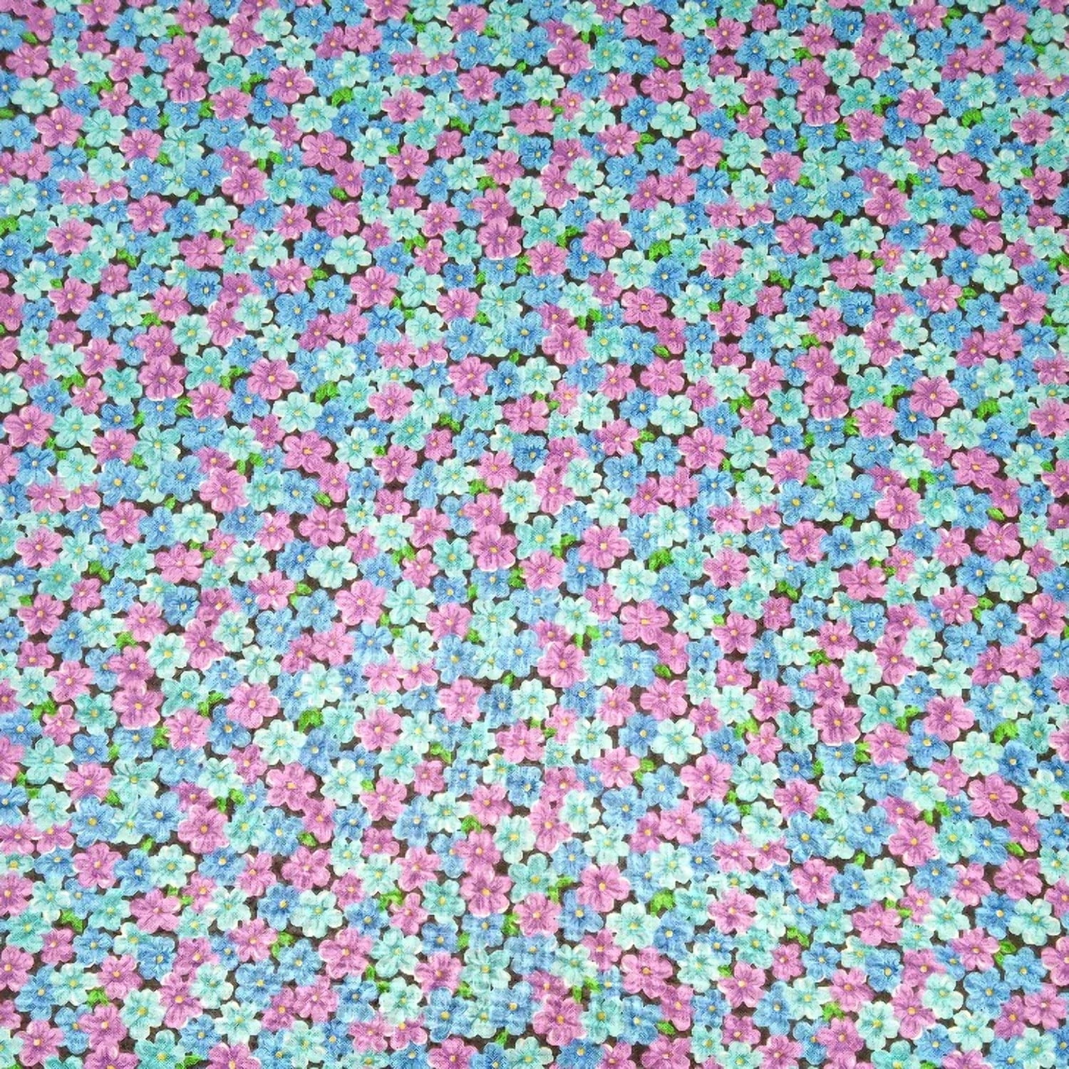Floral Teal Keepsake Calico Cotton Fabric - Walmart.com