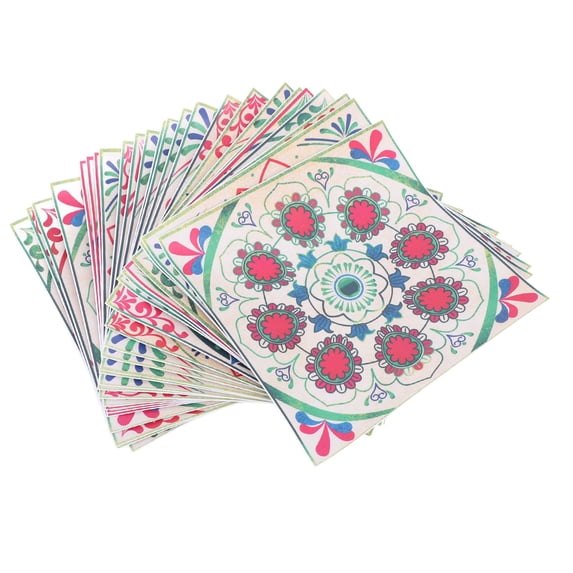 Floral Tile Stickers, 24 Pack, Waterproof PVC Decals For Kitchen ...