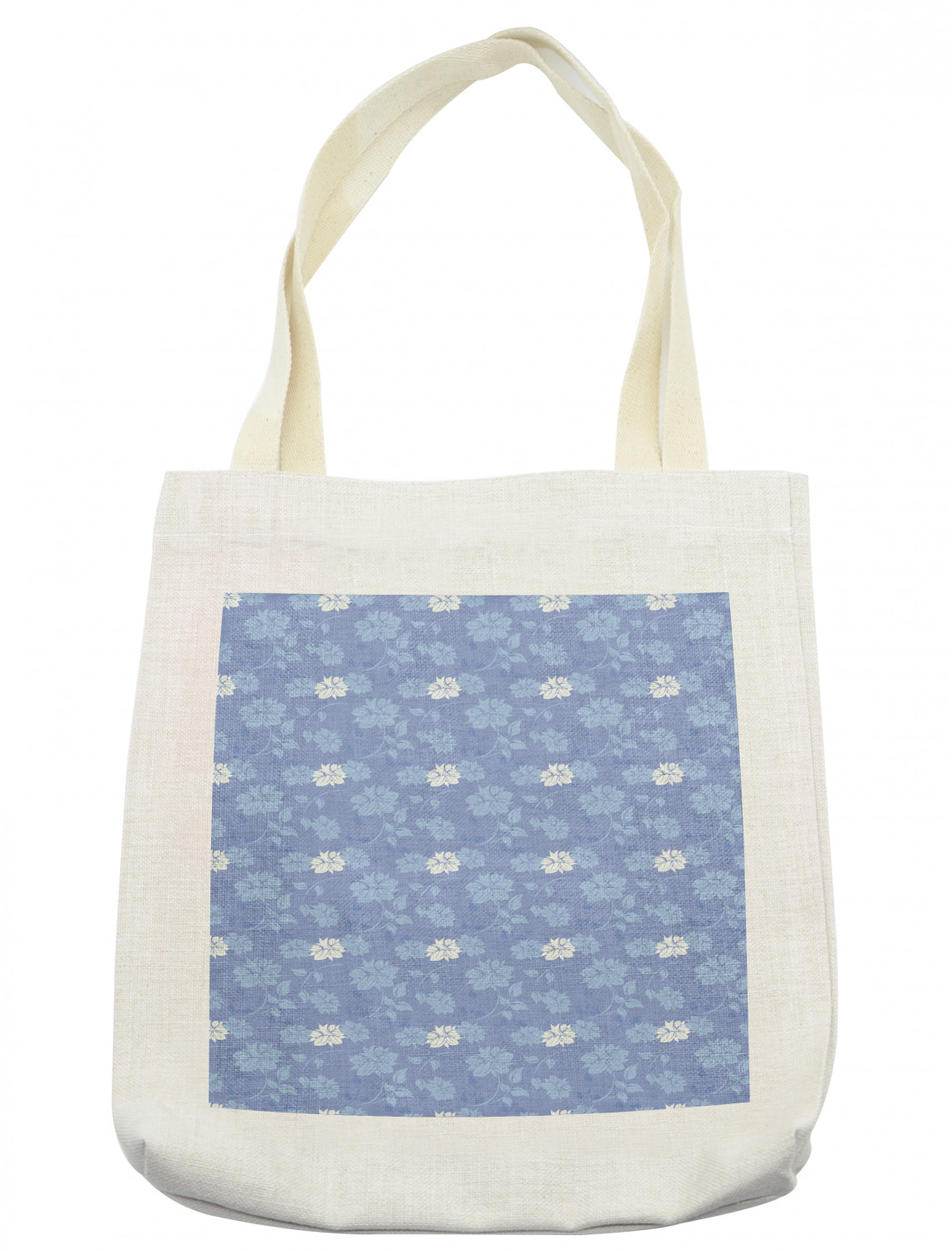 Floral Tote Bag, Abstract Fantasy Composition of Pastel Flyaway Flowers ...