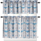 Floral Valances for Windows 3 Piece Set, William Morris Design Floral ...