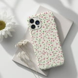 Floral Vine Glow Phone Case Pink Bloom Girly Art for iPhone 17 through ...