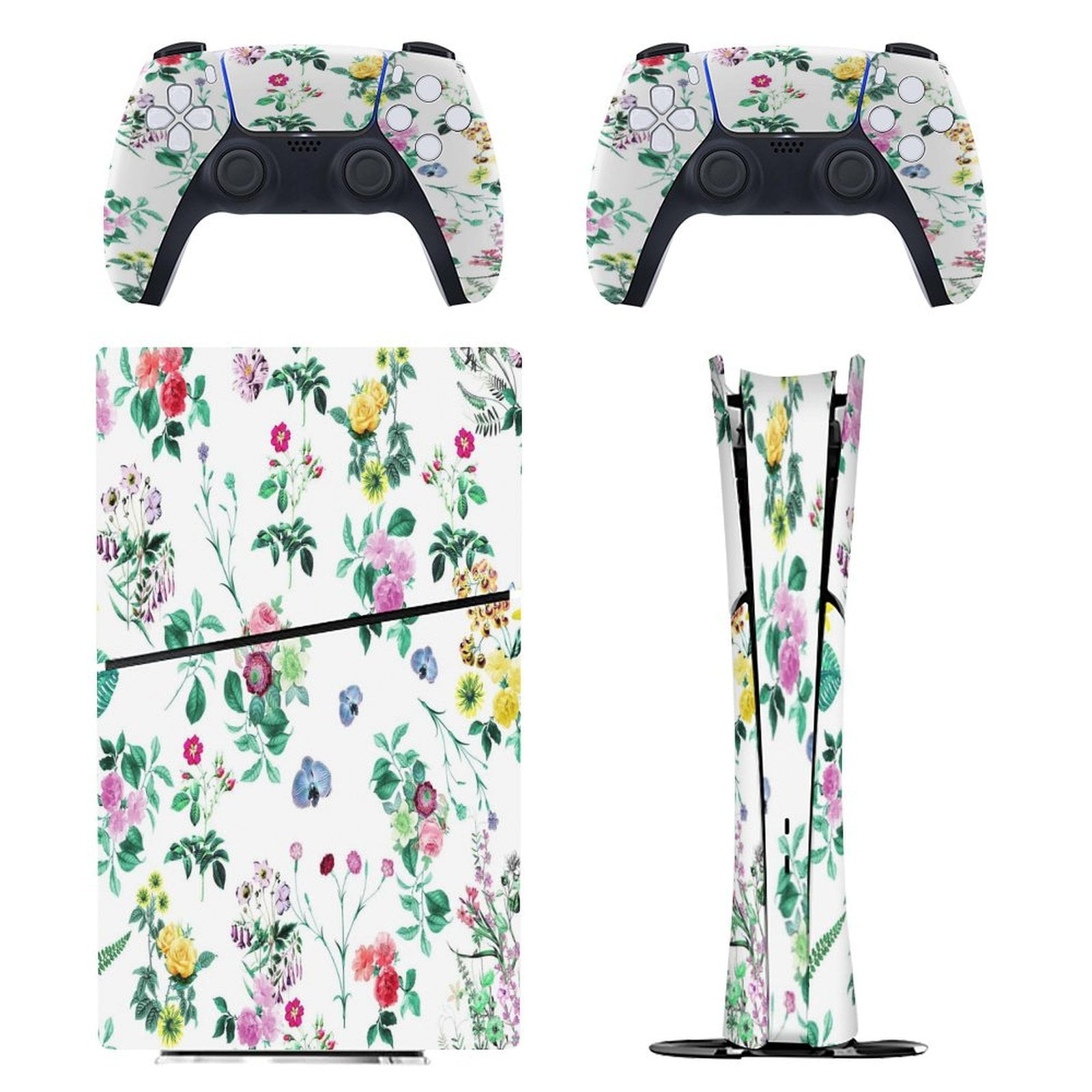 Floral, Vintage, Feminine PS5/PS5 Slim Digital Disc Skin Sticker For ...