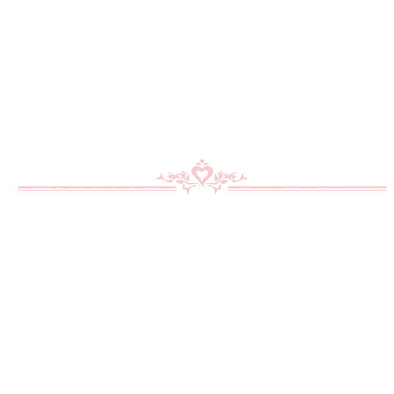 Floral Wall Accent Horizontal Vinyl Decal - Small - Blush - Walmart.com