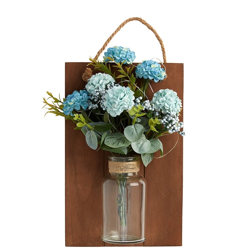 Lighted Flower Wall Sconce - Hydrangea, Sunflower, or White - Walmart.com