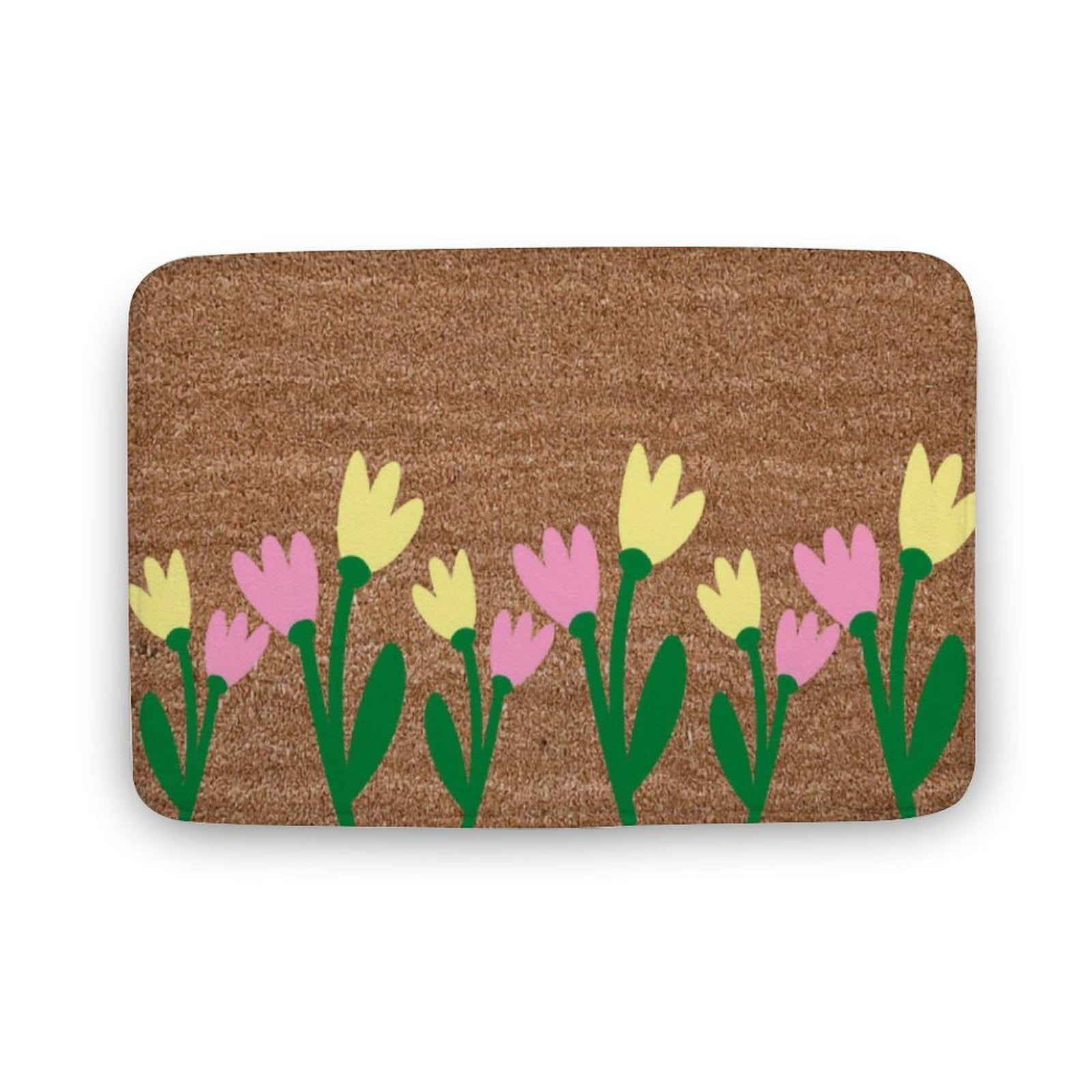 Floral Welcome Doormat , Cute Doormat , Flower Doormats , summer Decor ...