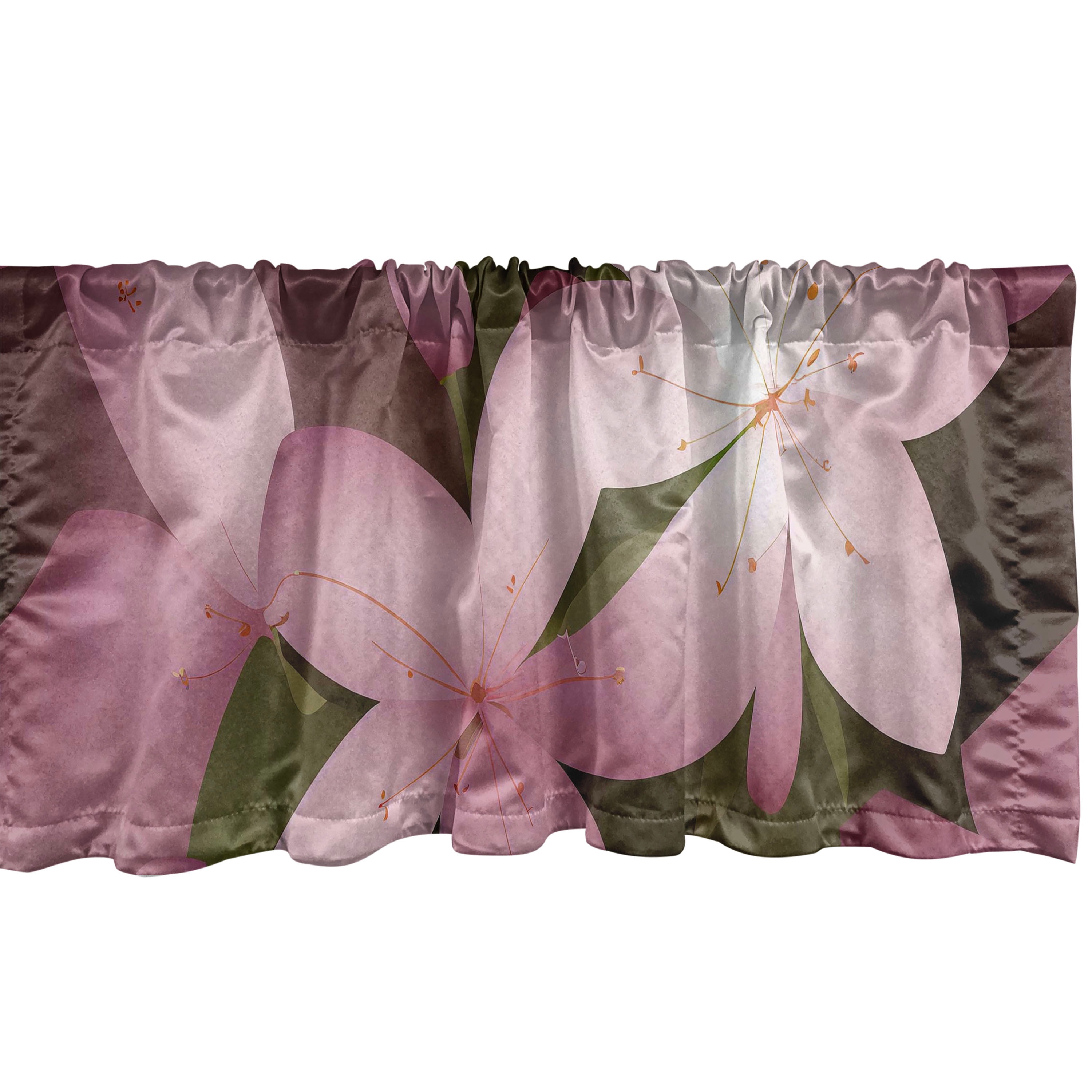 Floral Window Valance, Exotic Plumeria Flower Inspired Petals and ...