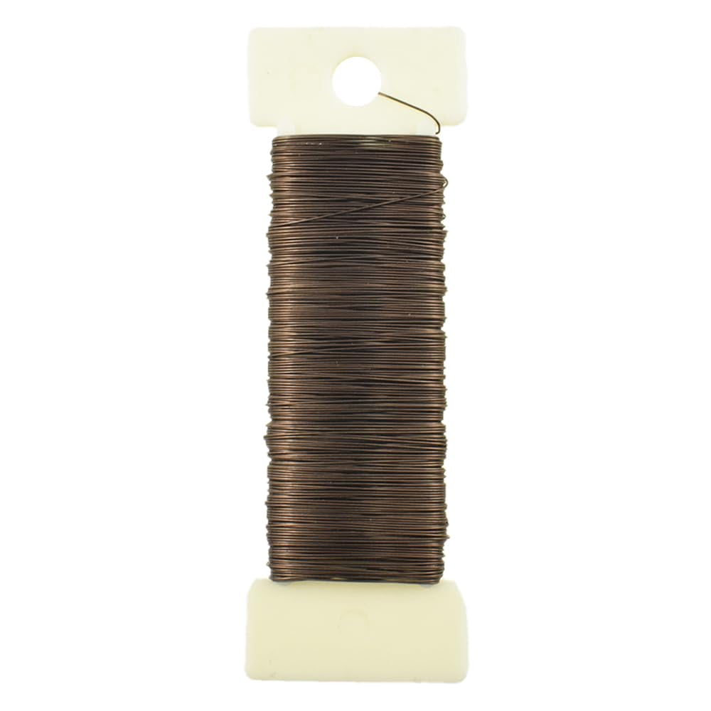 26 Gauge Craft Wire, 115 Feet Flexible Iron Wire for Flower Arranging ...
