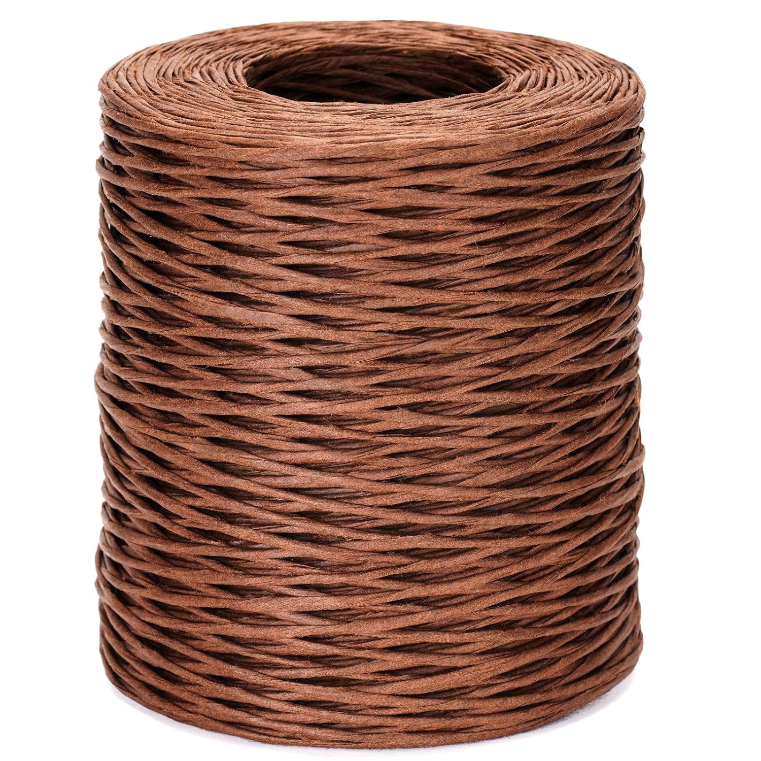 Floral Wire - 656 Feet Rustic Wrapping Wire, Paper Covered, 2mm Brown ...