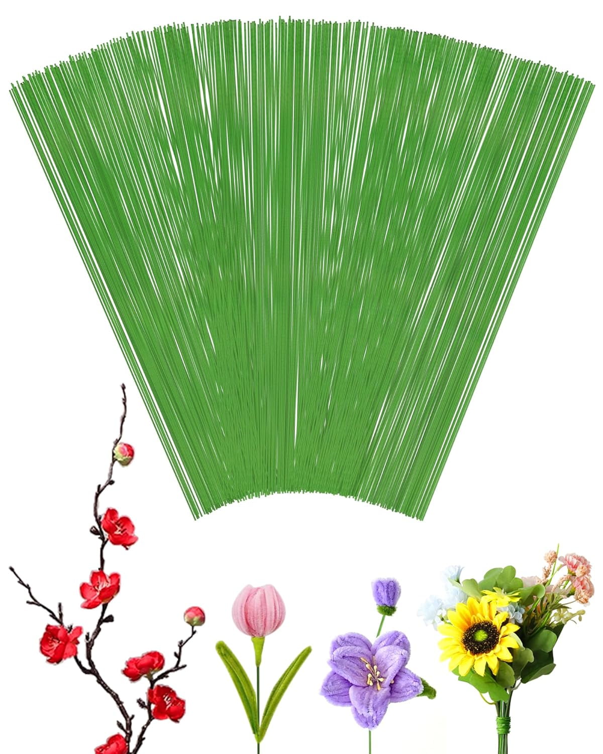 Floral Wire Stems for Artificial Flower Making,Florist Wire,Flower ...