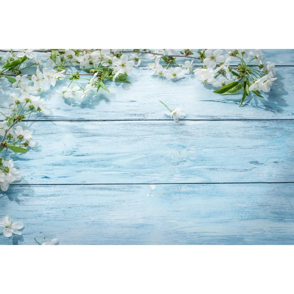 Floral Wood Food Product Photography Backdrop for Photoshoot Wood Board ...