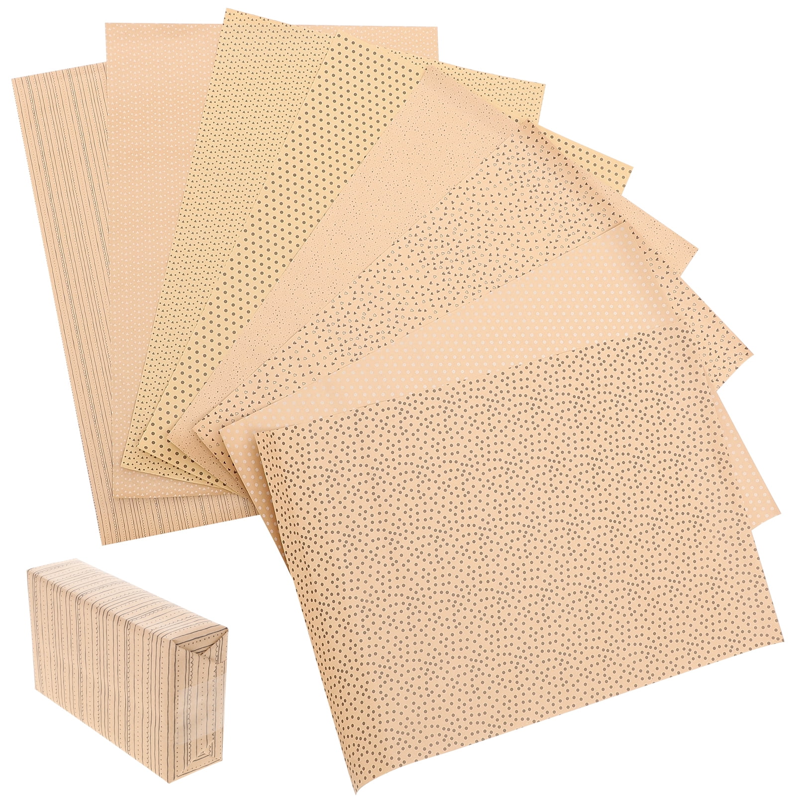Floral Wrapping Paper Fresh Flowers Kraft Cardstock 8.5 Vellum Bulk Man ...