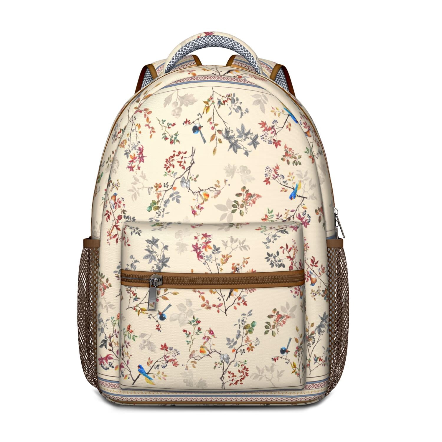 Floral and Leopard Print Kids Backpack, Water-Resistant, Lightweight ...