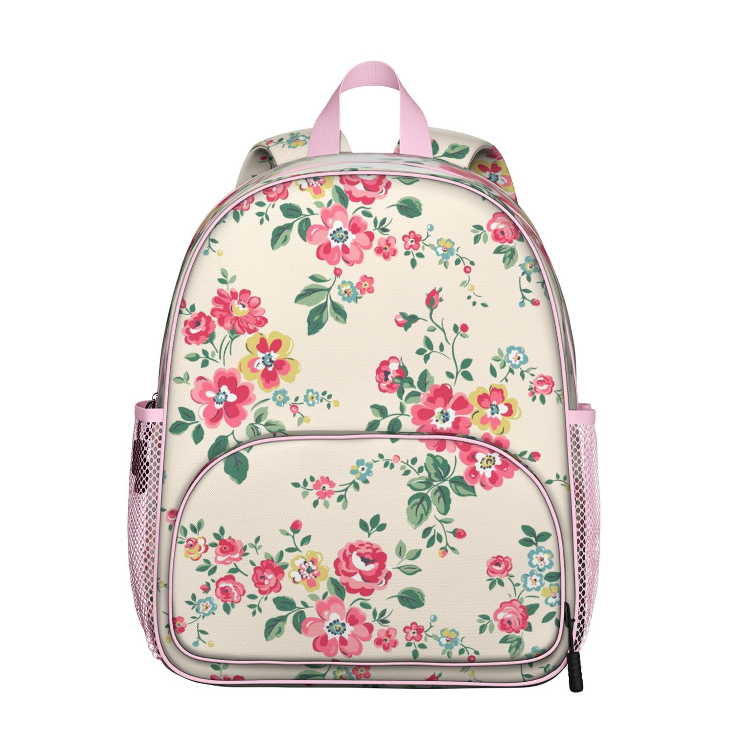 Floral and Leopard Print Students Backpack - Rustic Farmhouse Style ...