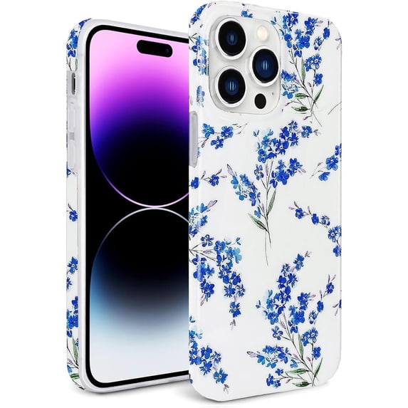 Floral iPhone 12 Pro Max Case 6.7", Soft TPU Flower Pattern Design ...