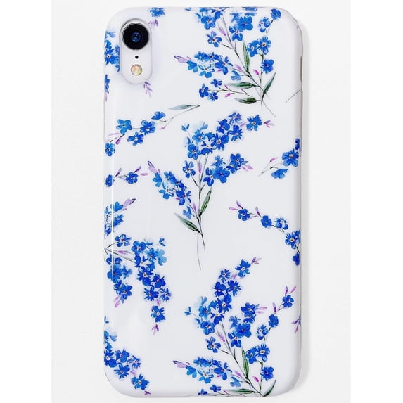 Floral iPhone XR Case 6.1", Soft TPU Flower Pattern Design, Shockproof ...