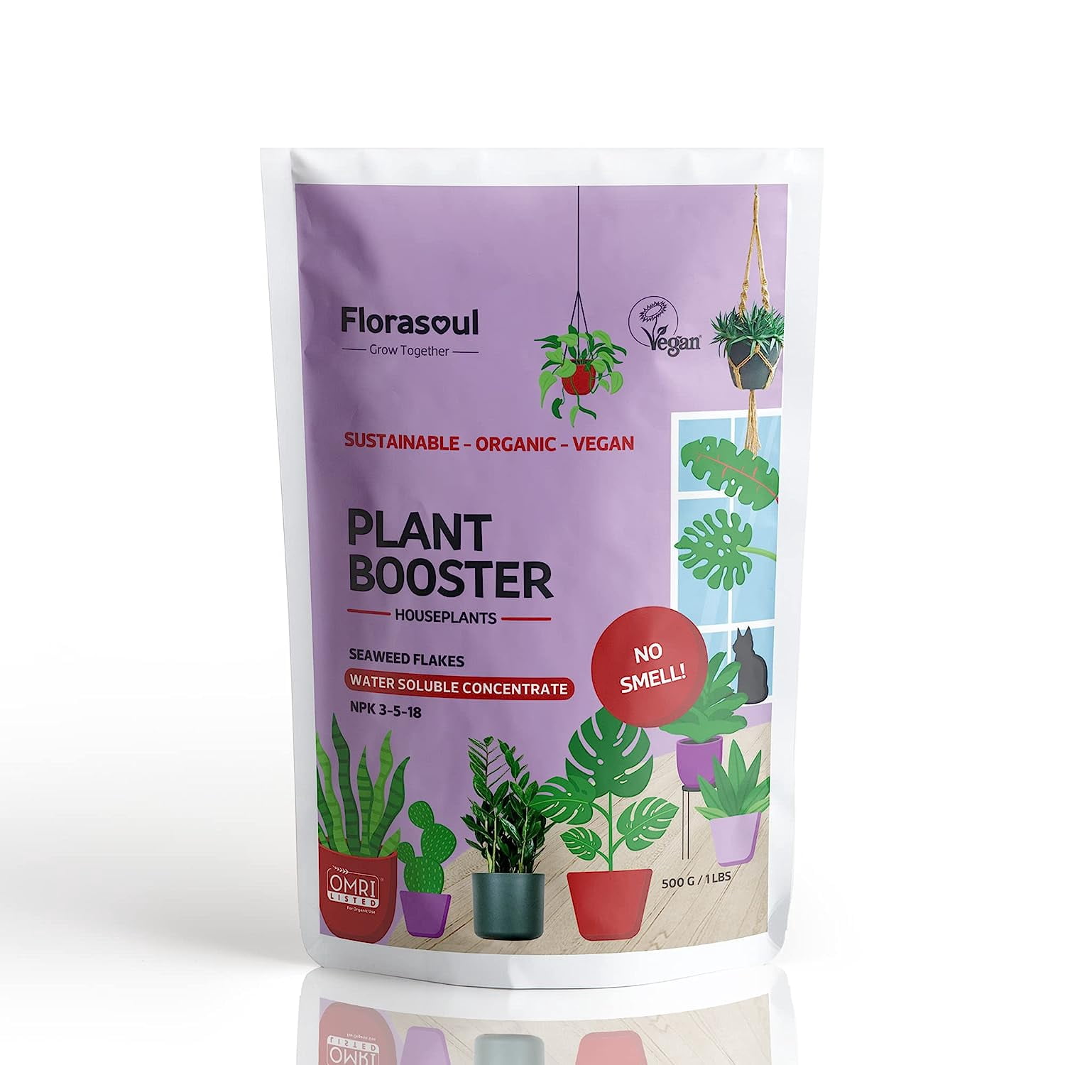 Florasoul PLANT BOOSTER Hydroponic Plant Food 100% Water-Soluble Liquid ...