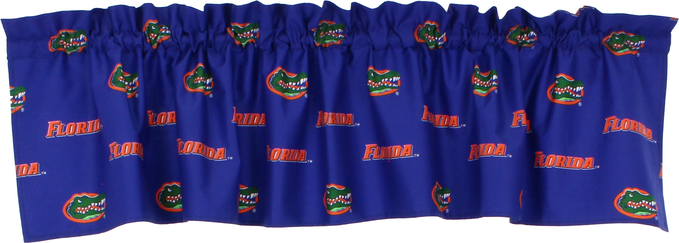 Flordia Gators 100% Cotton, 84" x 15" Curtain Valance, 1 Panel ...