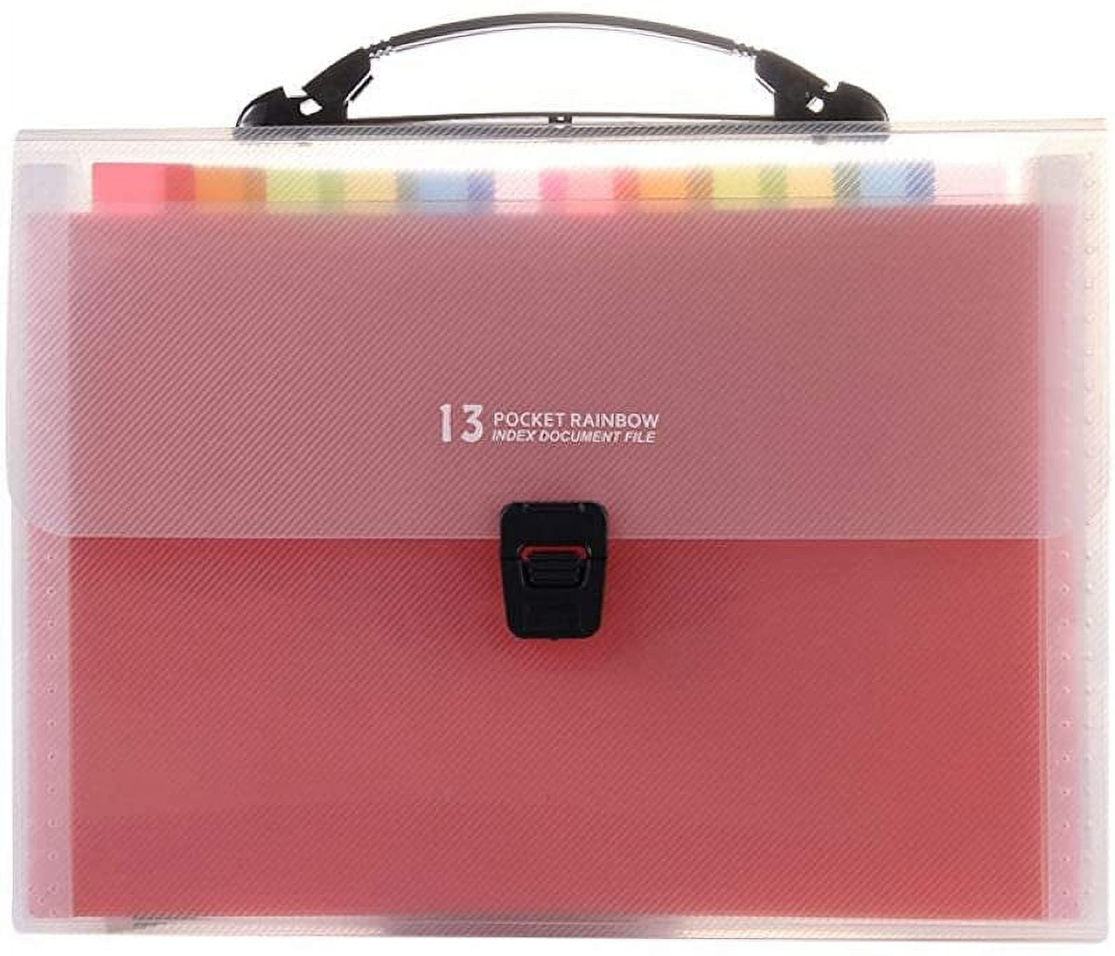 FloreceBien 13 Pack Expanding File Folders Accordion Document Organizer ...