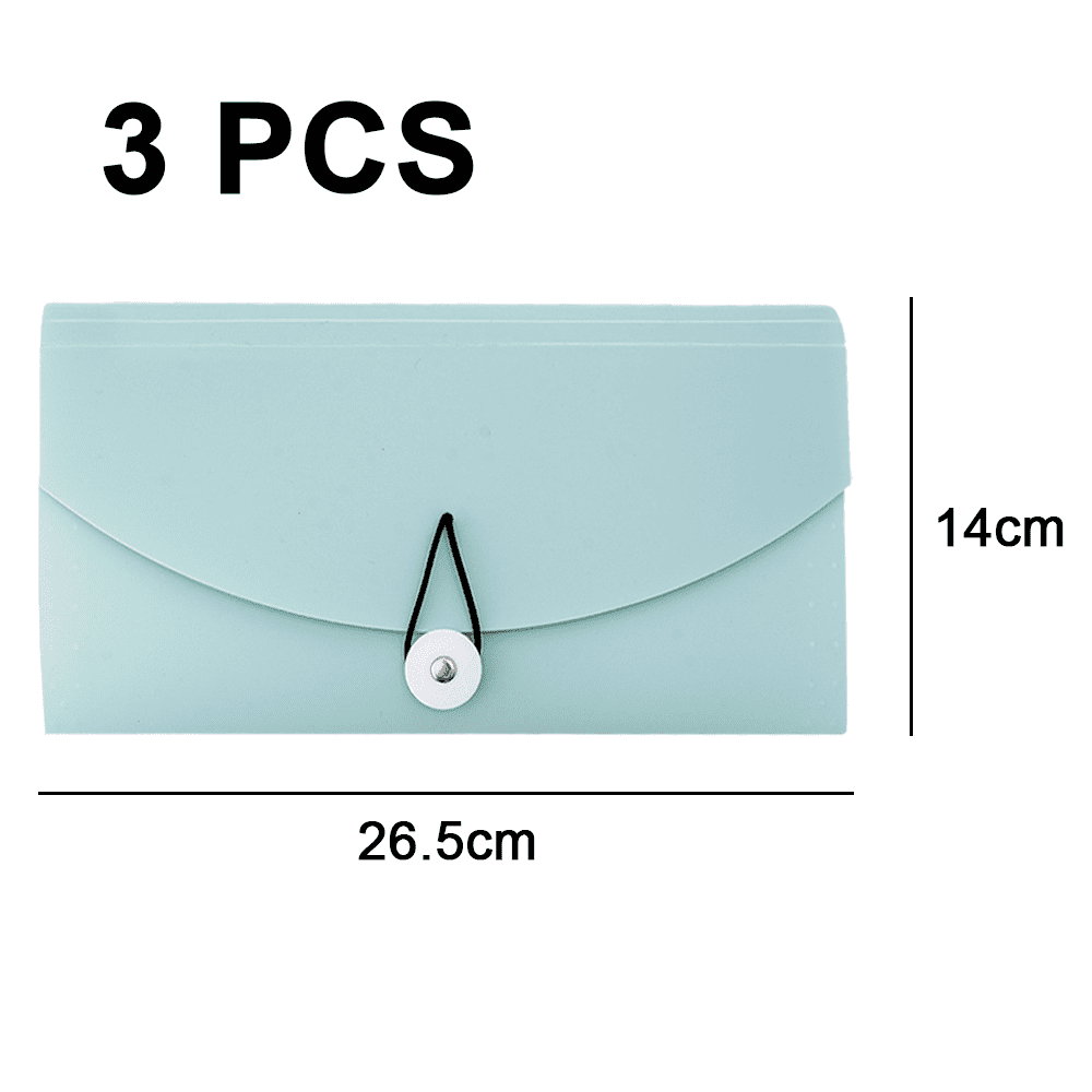 FloreceBien 3 Pack Expandable File Folders,File Organizers A4 Letter ...