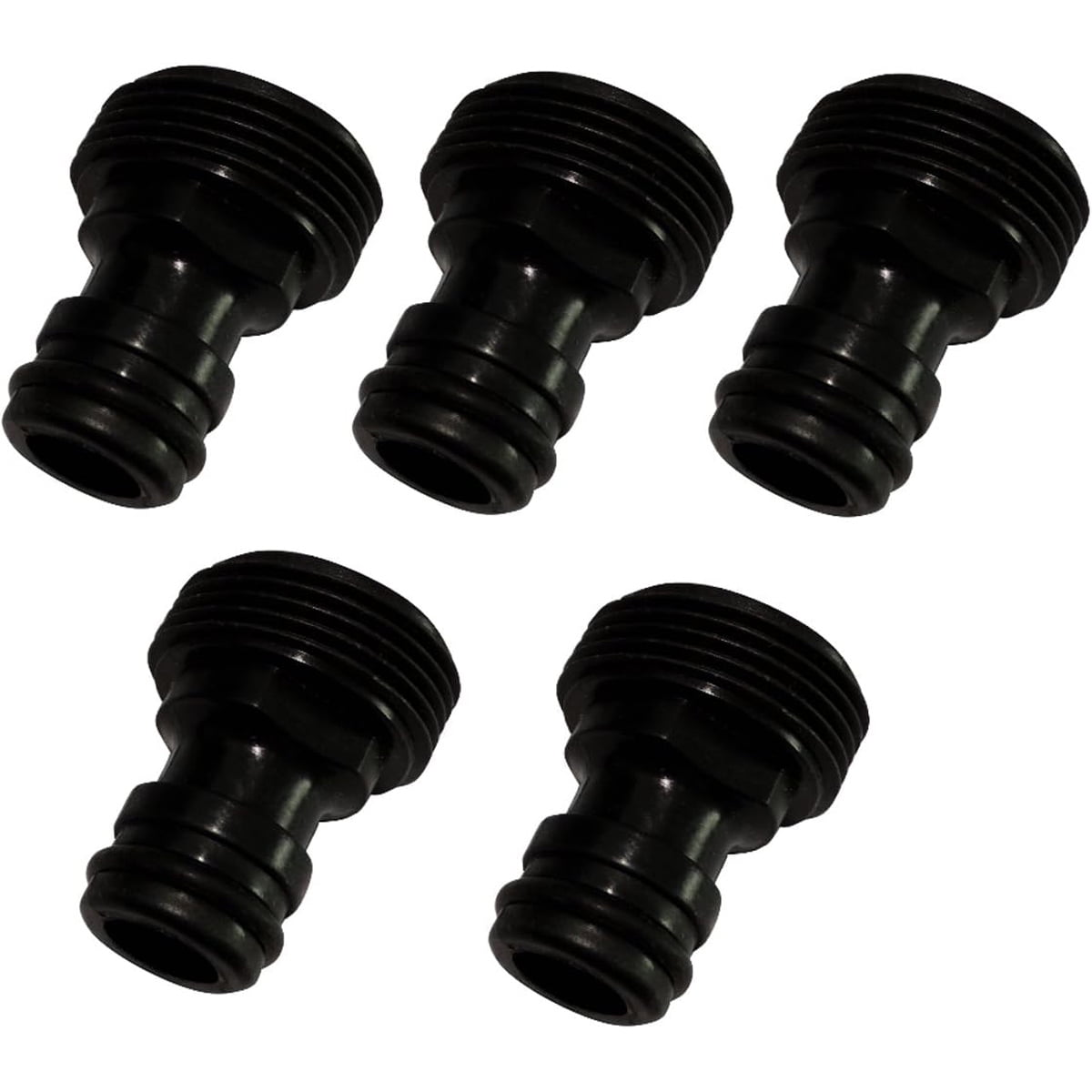 FloreceBien 5X Quick Connect Hose Connector Adapter to 3/4 Male Thread ...