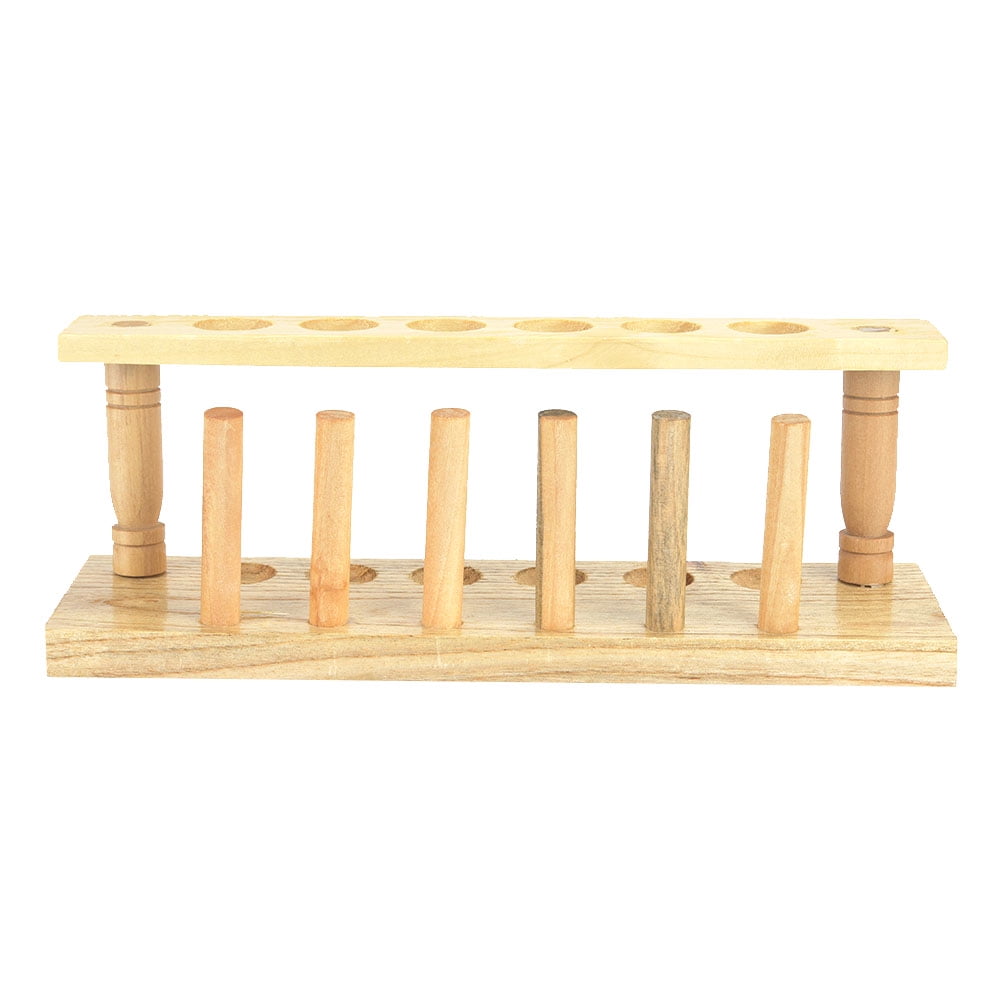 Durable and Strong Wooden 6/8/10/12 Hole Test Tube Stand Chemical ...