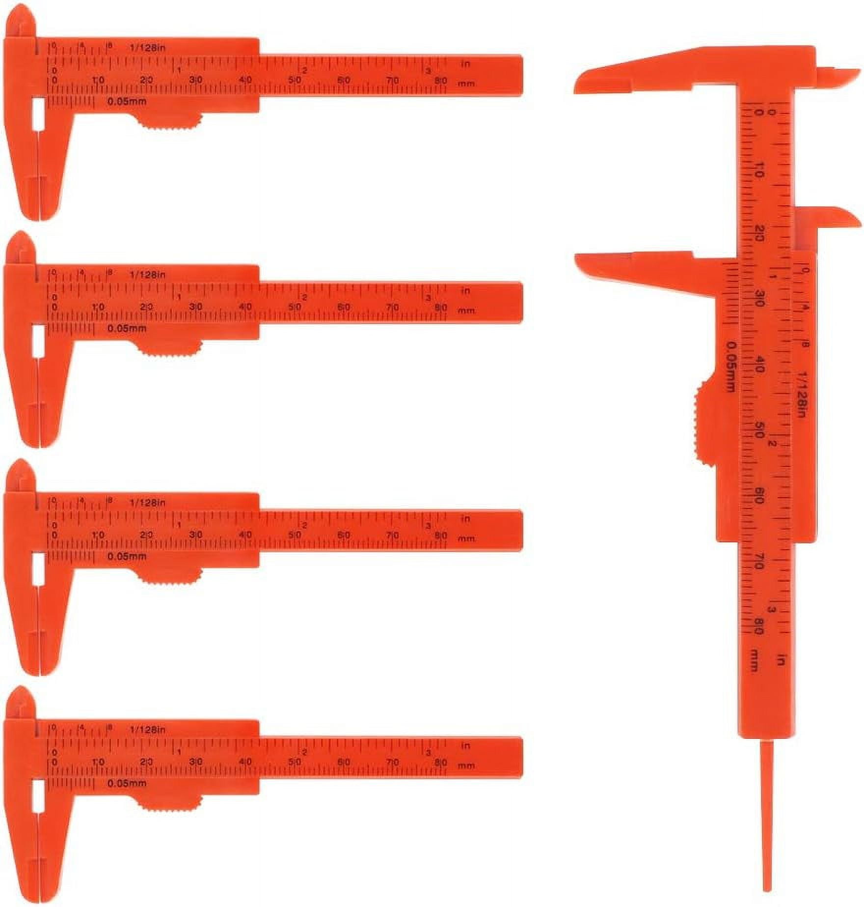 FloreceBien Plastic Vernier Calipers, 5Pcs Small Vernier Calipers ...