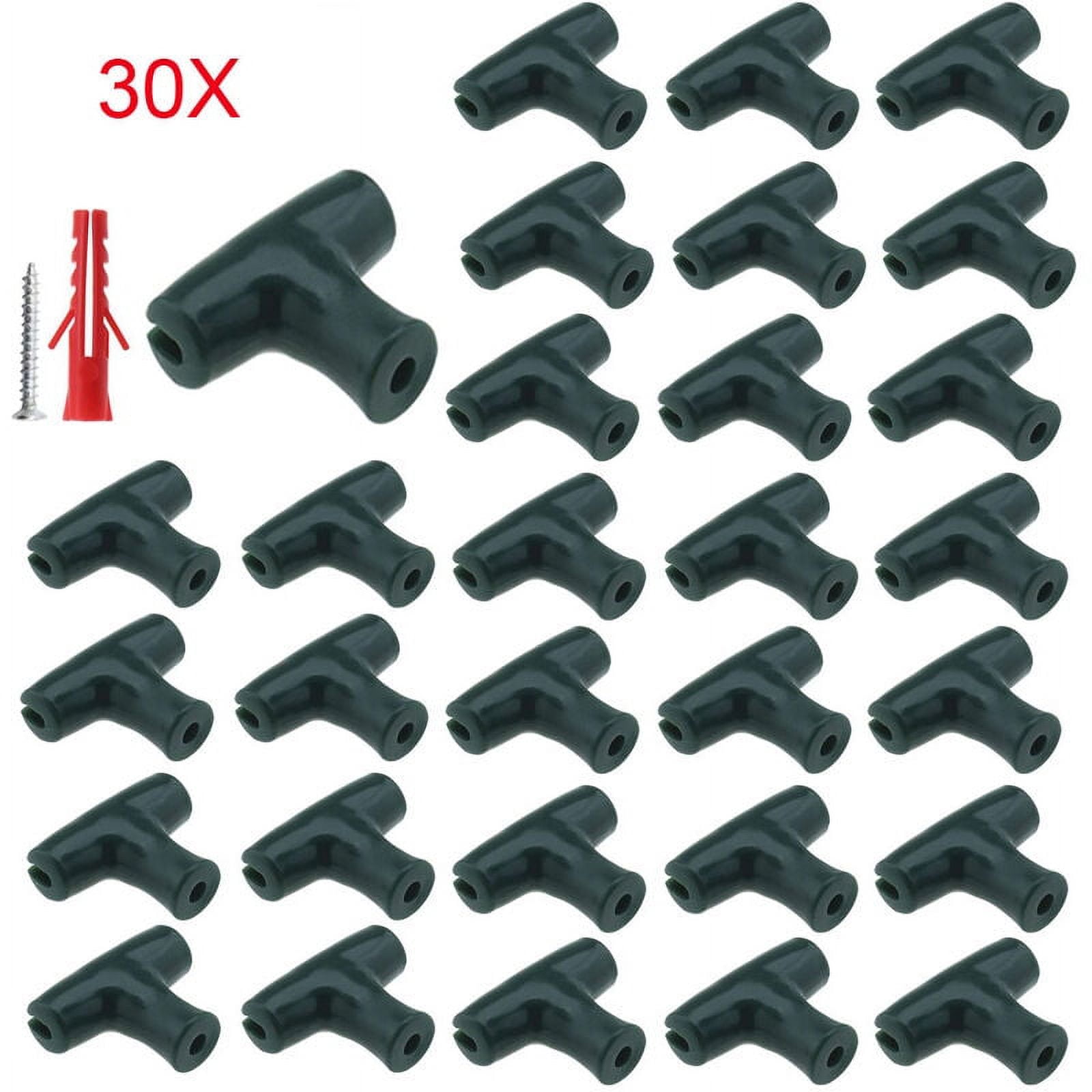 FloreceBien Wall Fence Clips - 30pcs Wall Fence Clips Fastener, Kit ...