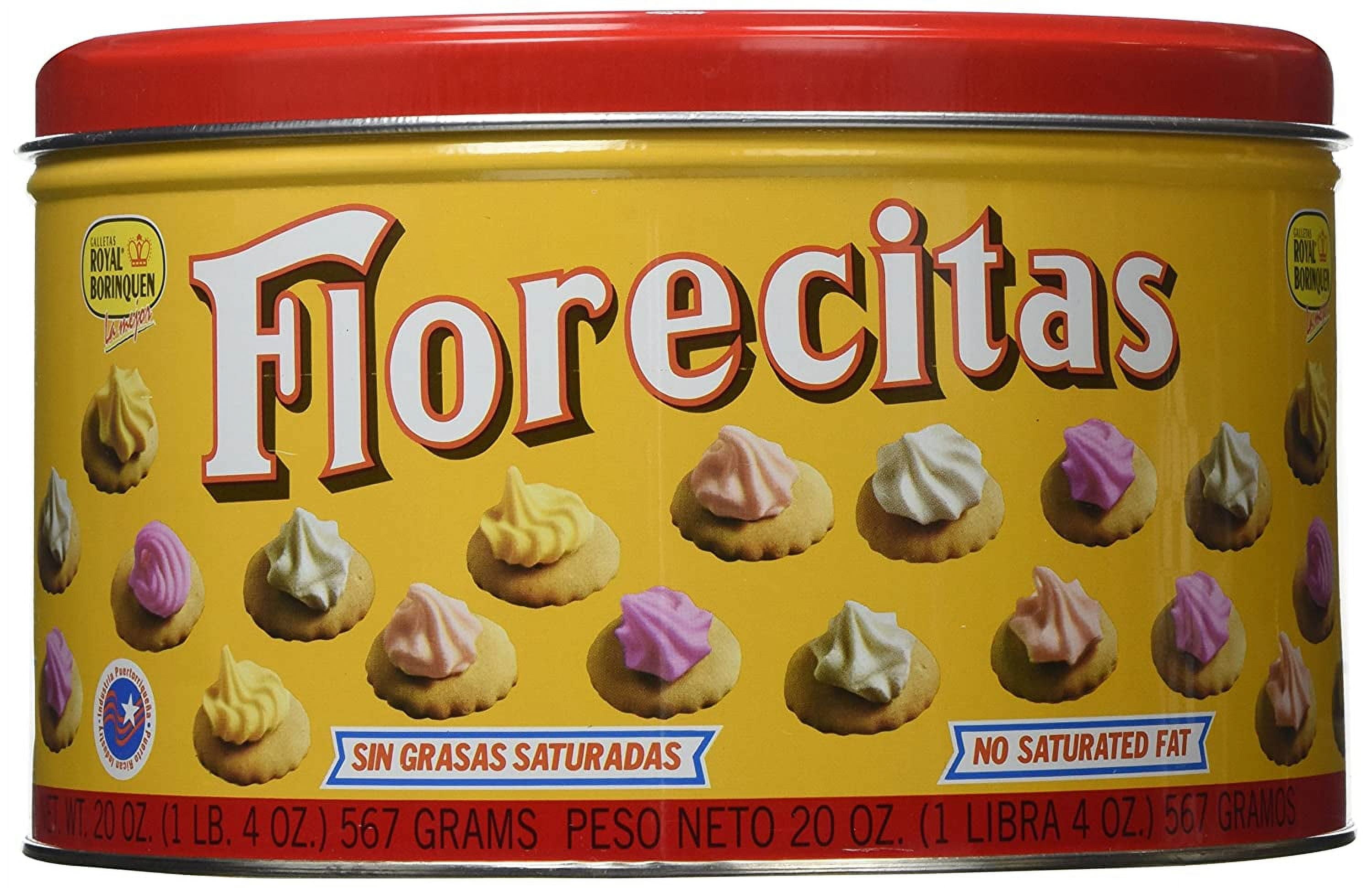 Royal Borinquen Florecitas Iced Gems Cookies, Puerto Rican Snack, 20 oz ...