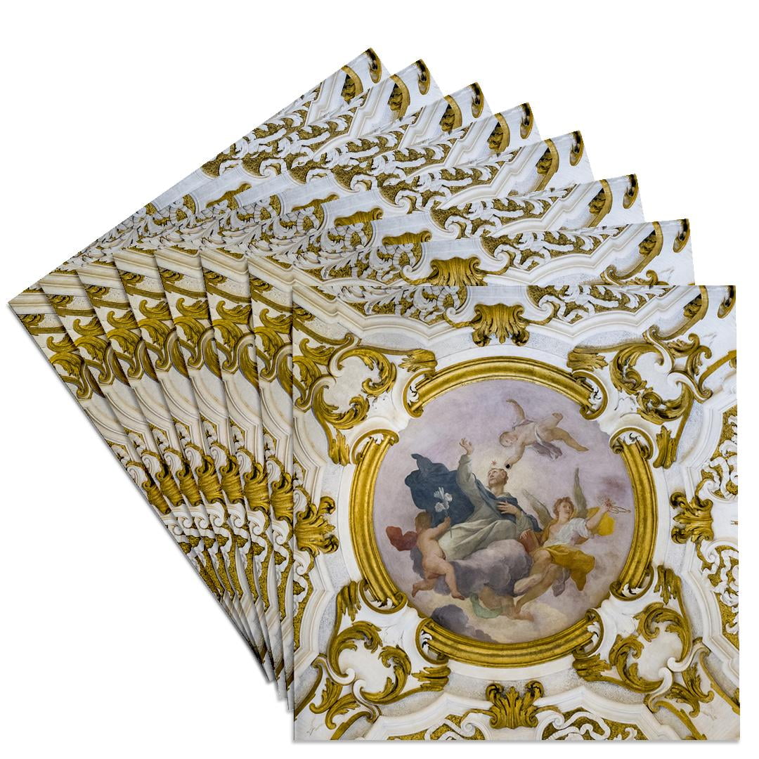 3drose, Florence. Ceiling Paintings and Frescoes in Santa Maria Novella ...