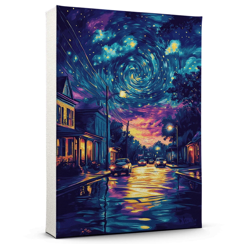 Florence County Travel Canvas Prints, South Carolina Starry Night ...