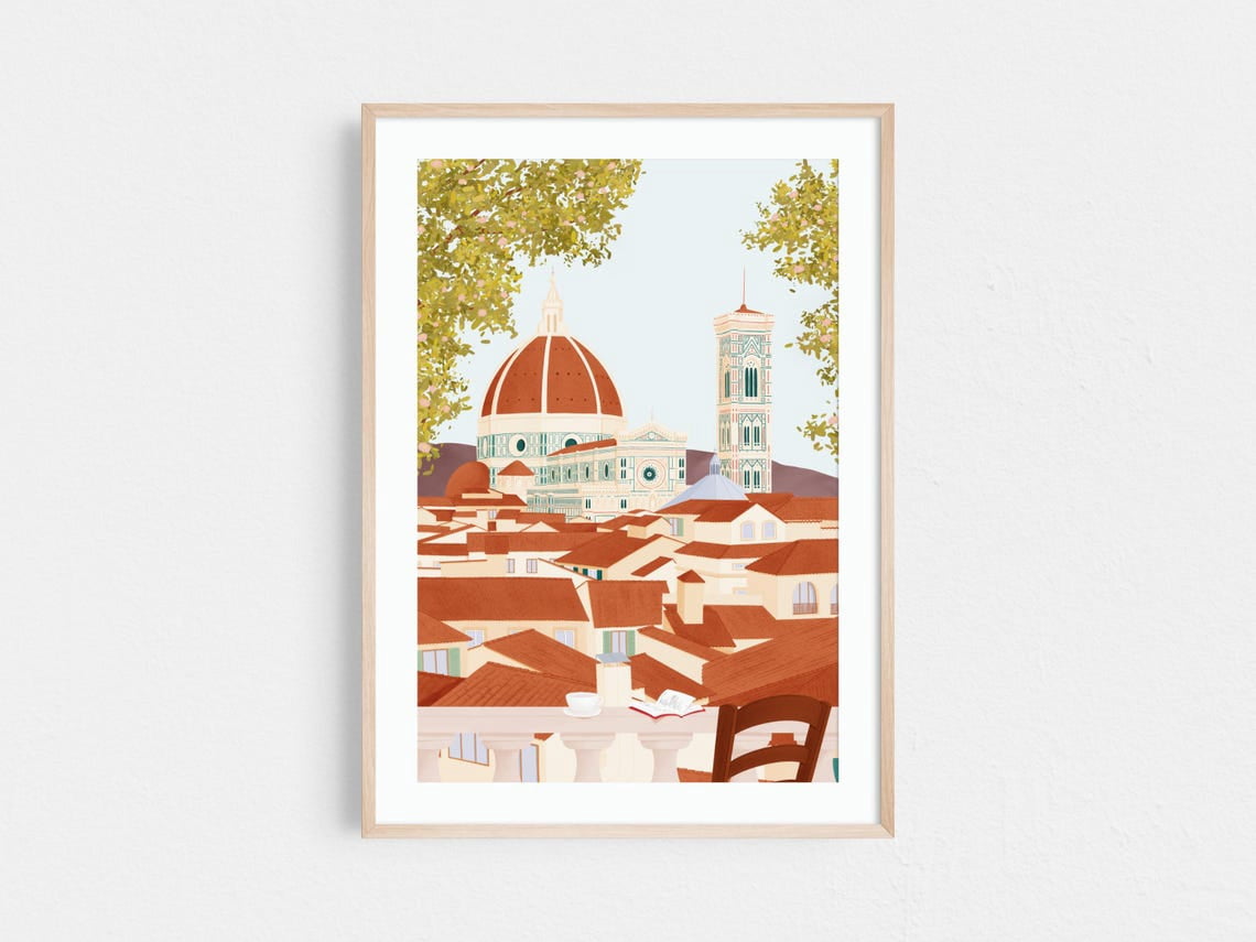 Florence Duomo Poster, Florence Poster, Florence Poster, Italy Travel ...