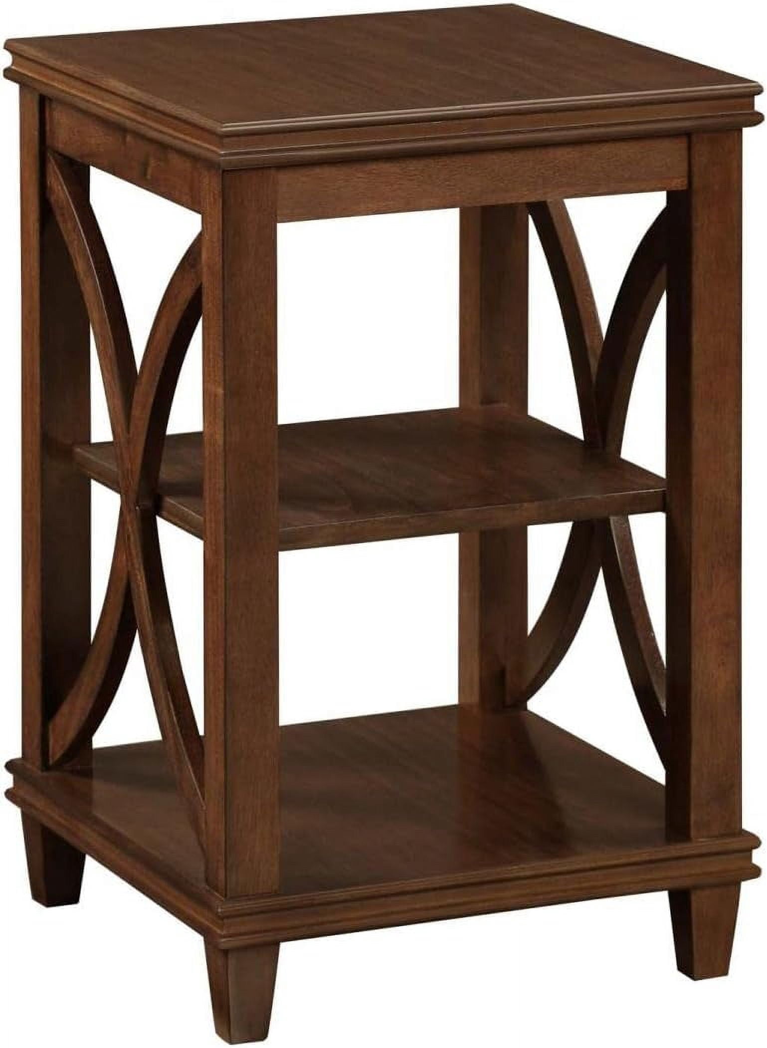 Florence End Table, Espresso - Walmart.com