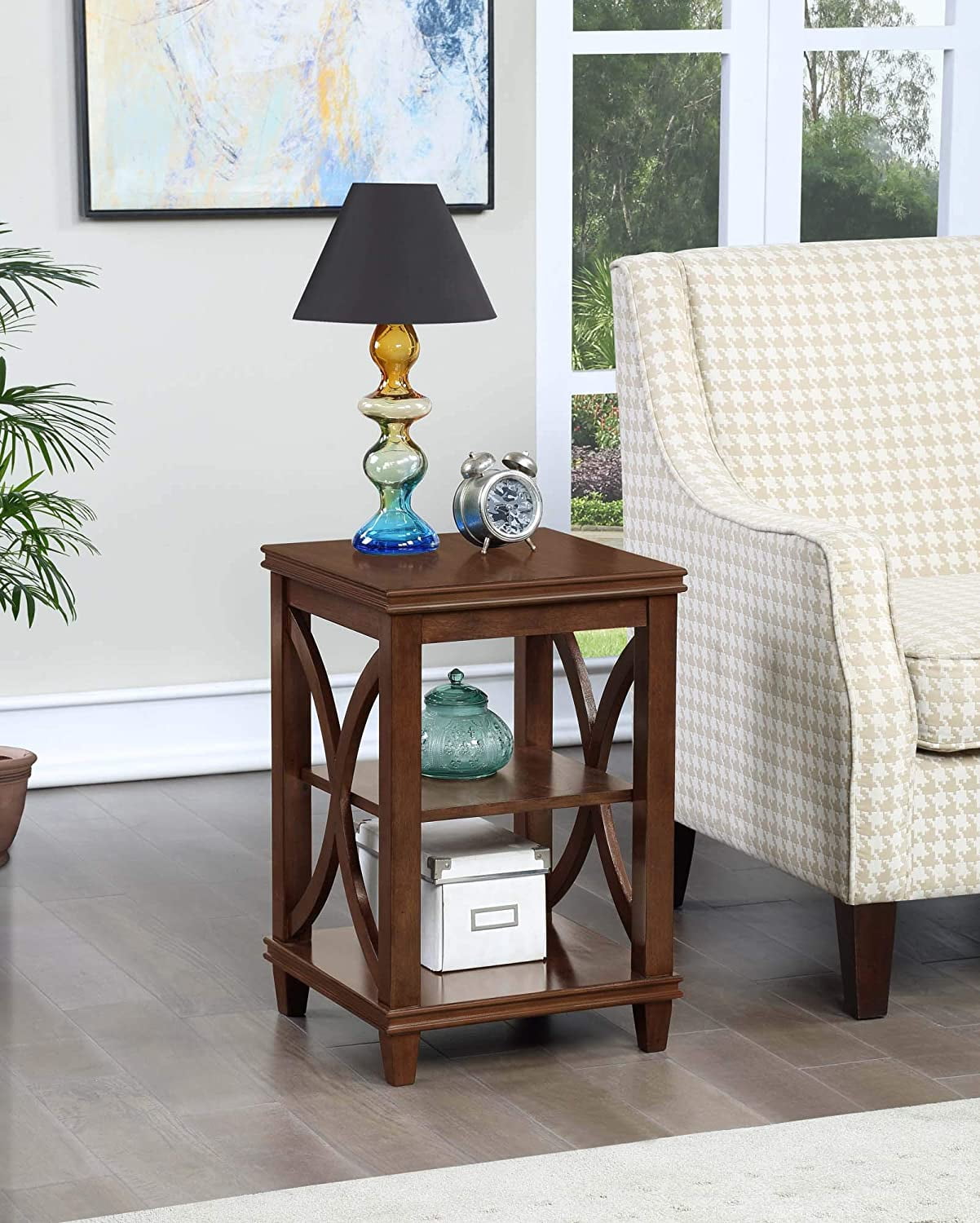Florence End Table, Espresso - Walmart.com