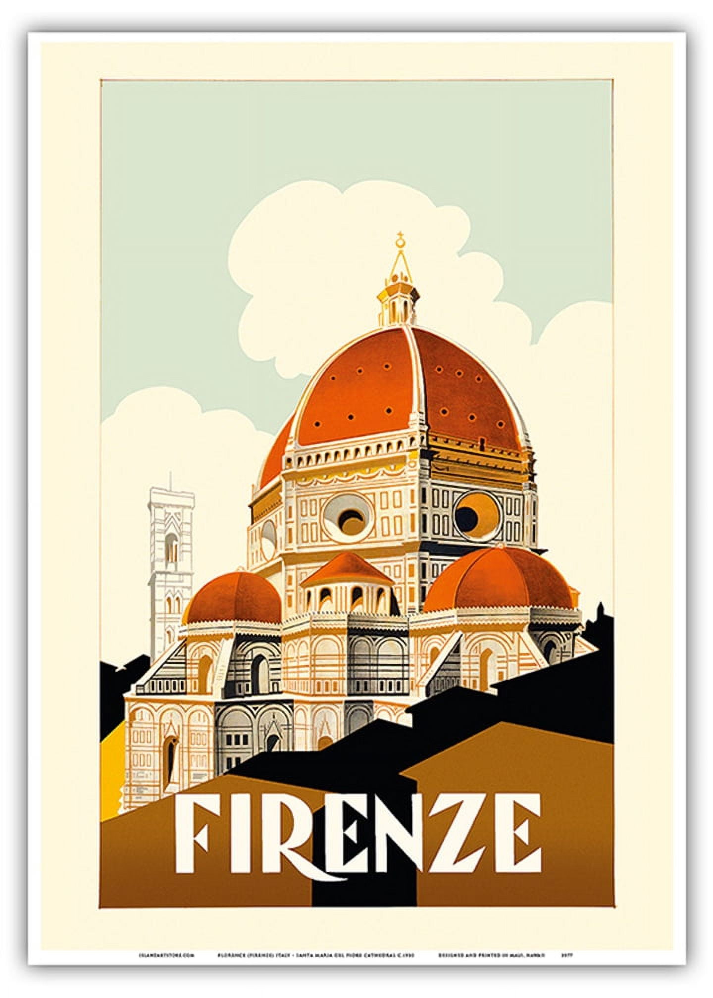 Florence (Firenze) Italy - Santa Maria del Fiore Cathedral the Duomo of ...