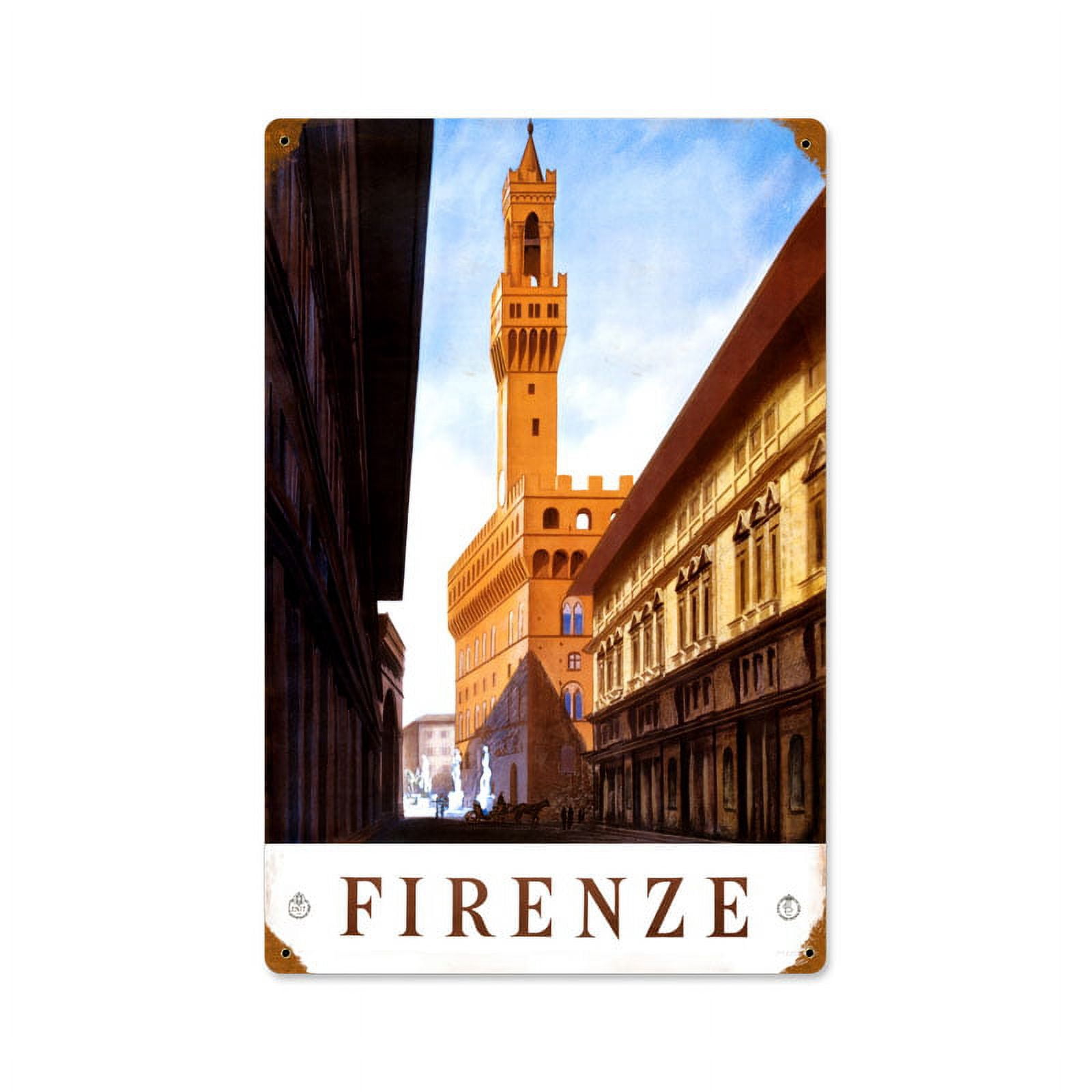 Florence Firenze Vintage Sign “Made in the USA with heavy gauge steel ...