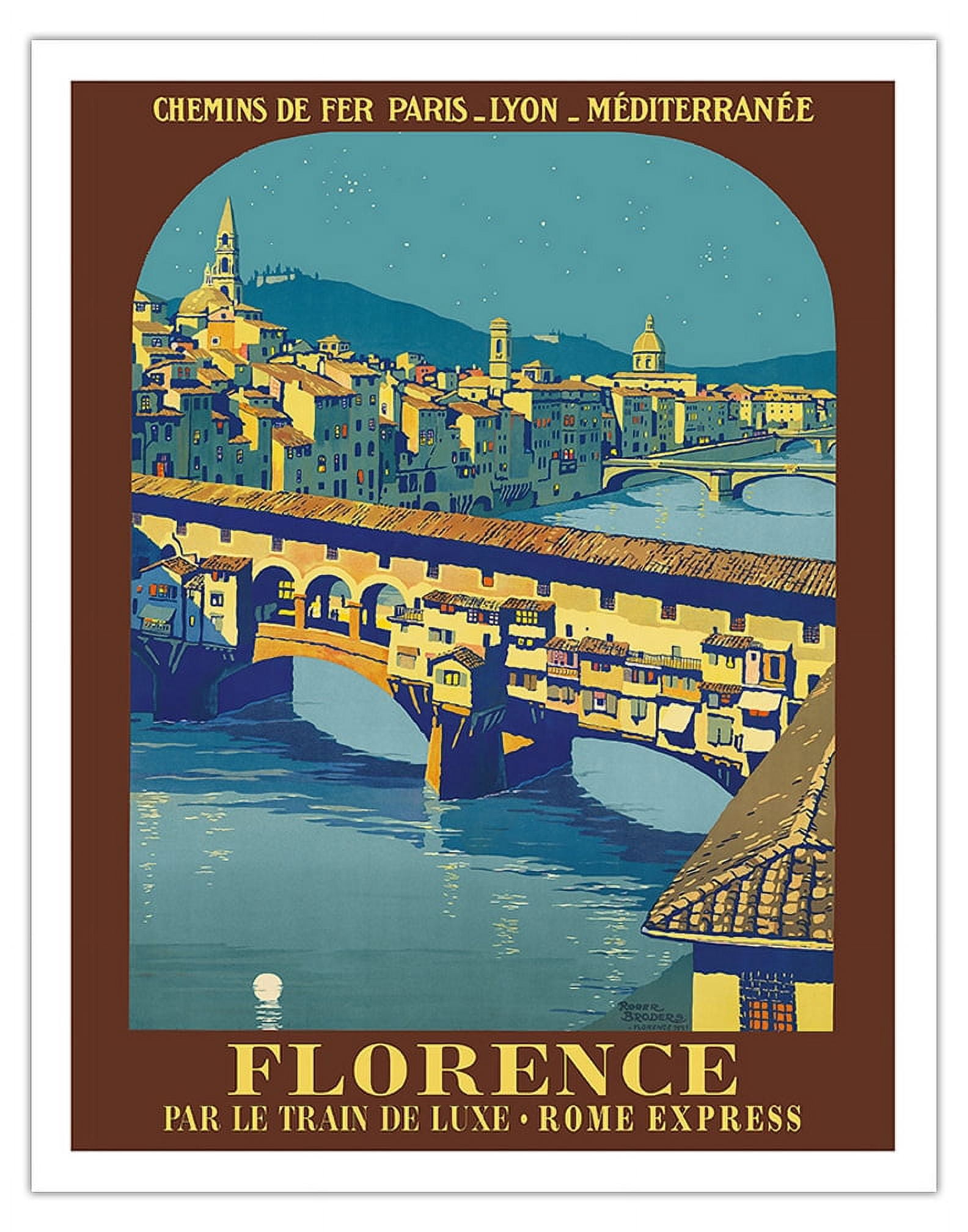 Florence Italy - FIRENZE Ponte Vecchio - Paris-Lyon-Méditerranée (PLM ...